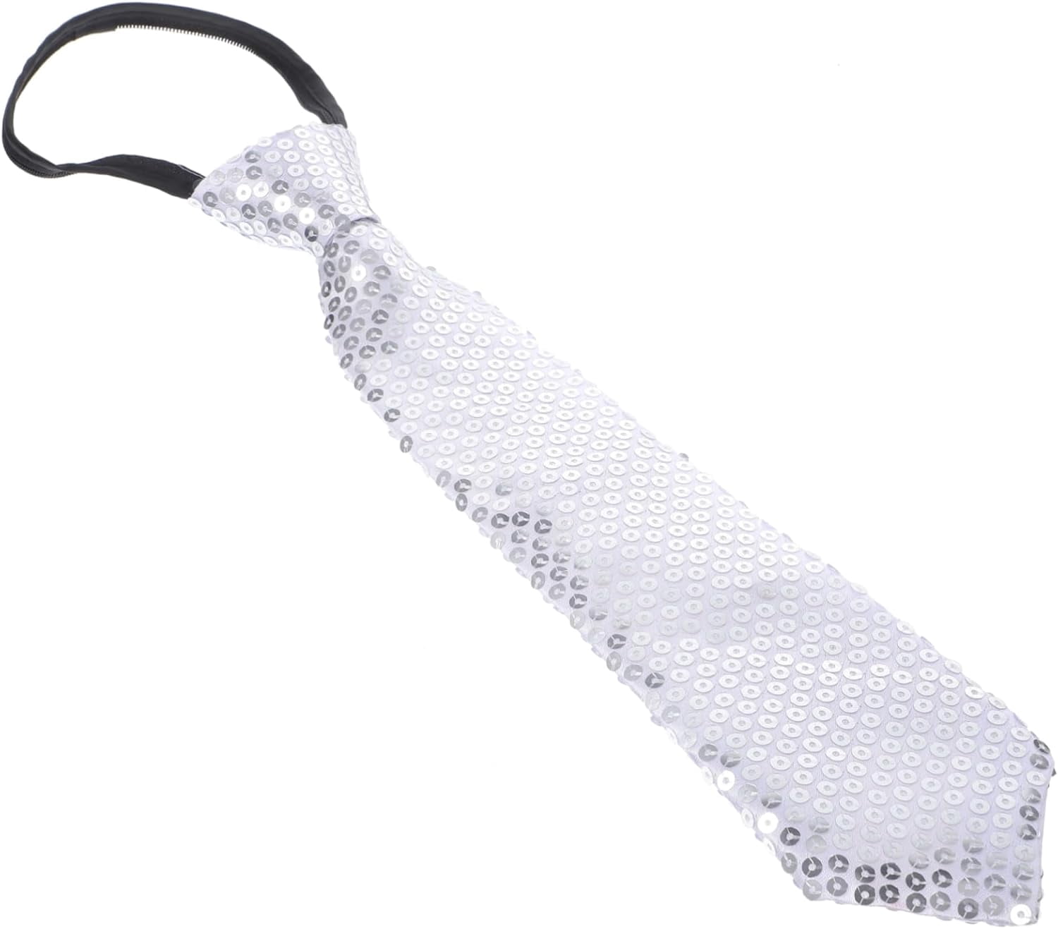 Ljia Silver Sequin Costume Tie for Parties - Dance Shows - and Cosplay ...