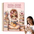 Ljkilskltr Lined Notebook-2026 2030 Monthly Planner Bound Agenda For ...