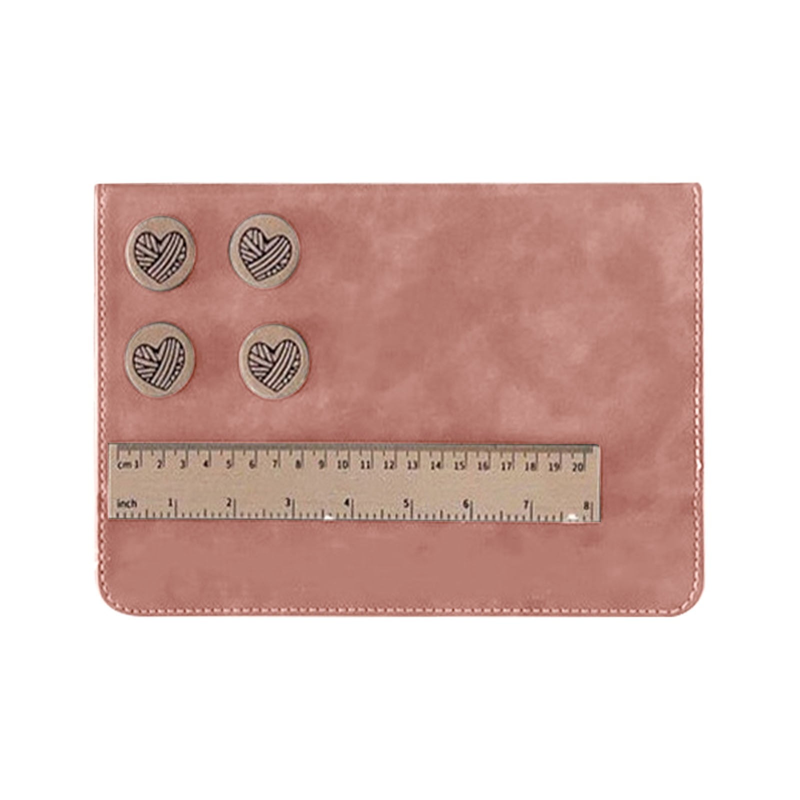 Ljstore 1X Chart Holder, 1X Ruler, 1X Cloth Bag, 4X Heart Magnet Holder ...