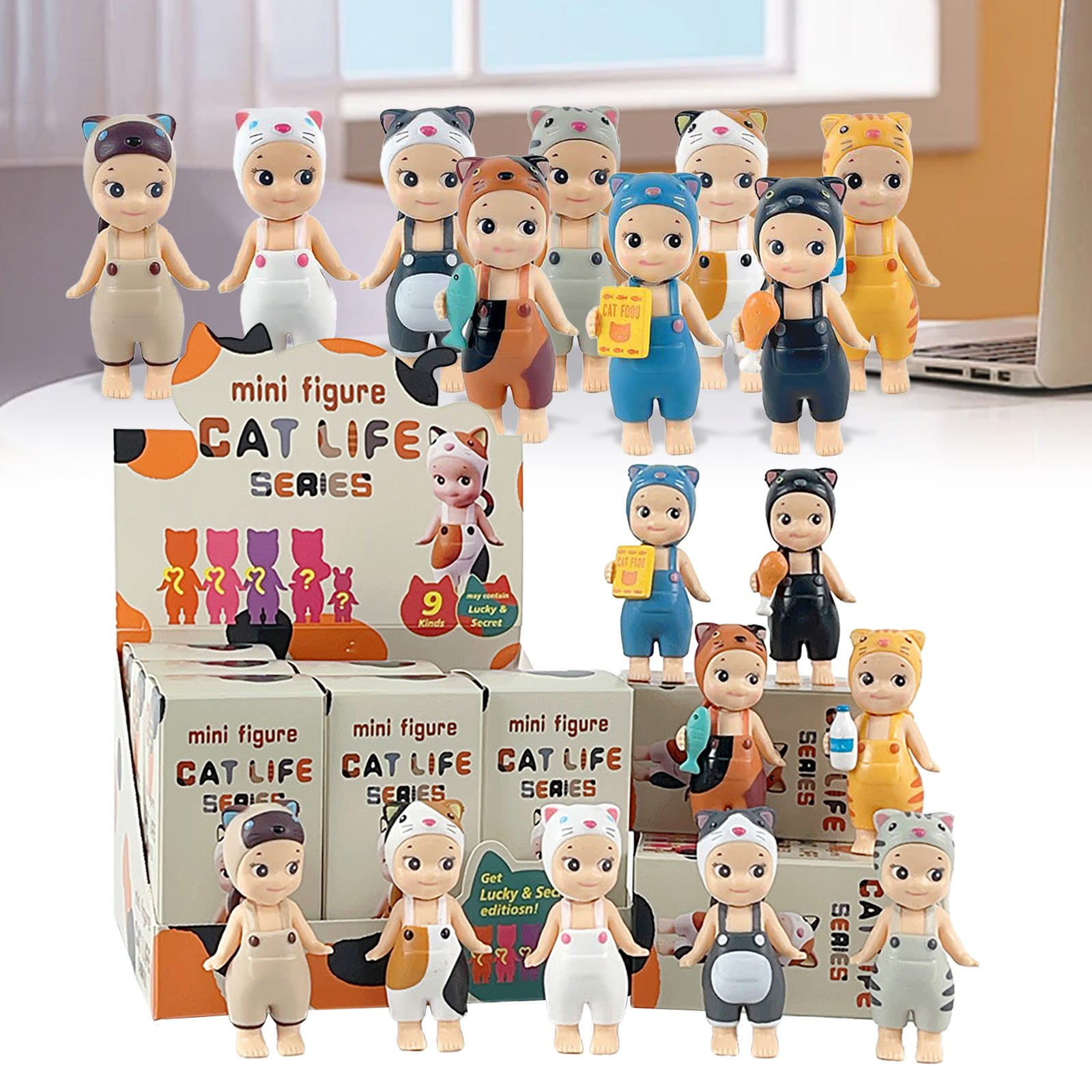 Ljstore Angel Meow Daily Set Cat Doll Life Original Mini Figure 1 ...