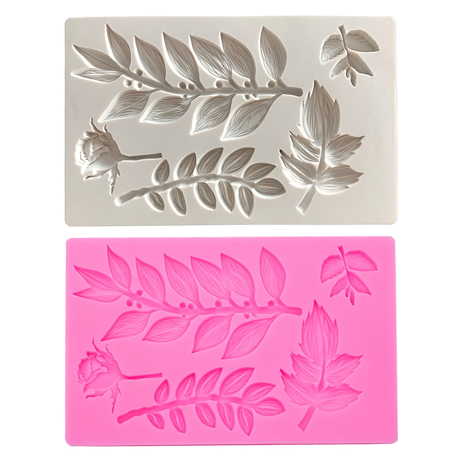 Ljstore Cake Texture Mold Graychristmas Branch Flower Vine Rose ...