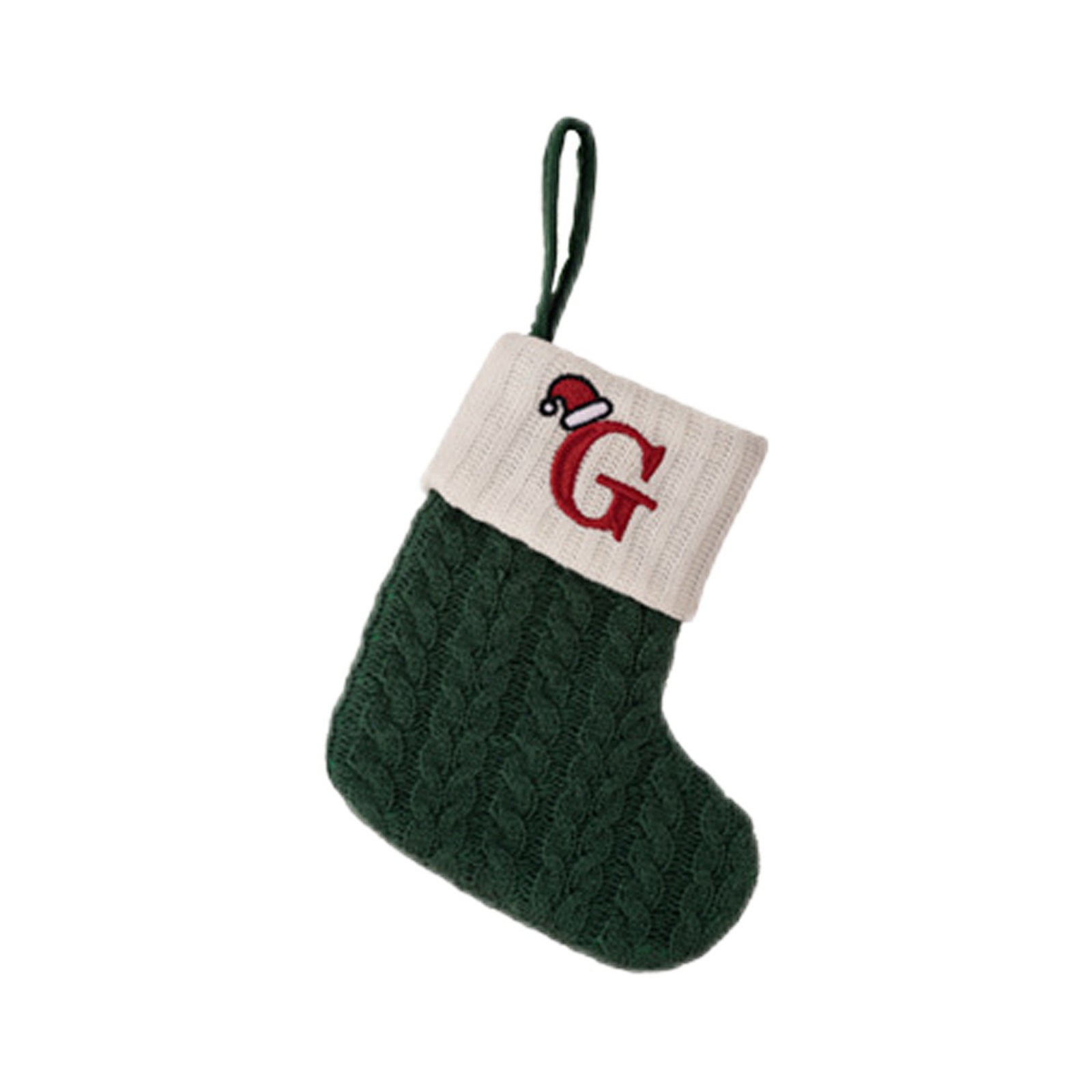 Ljstore Hangs Christmas Stockings With Initials Large Embroidered ...
