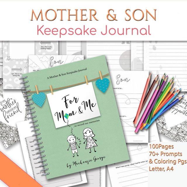 Ljstore Mother and Writing Journal Mom From Printable Memory Journal ...