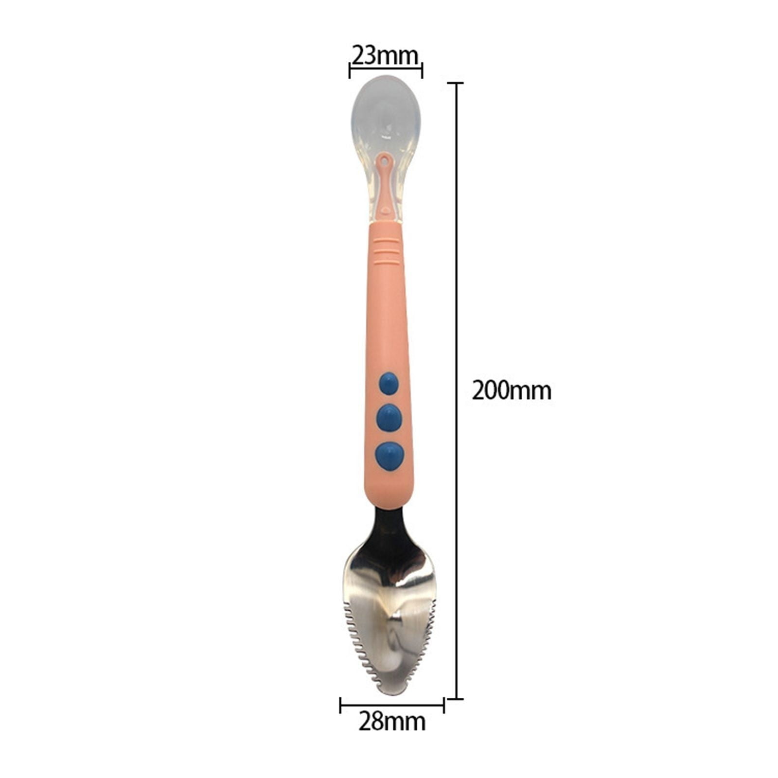 Ljstore Scraper Spoon Soft Spoon Fdouble Ended 316 Stainless Steel Baby ...