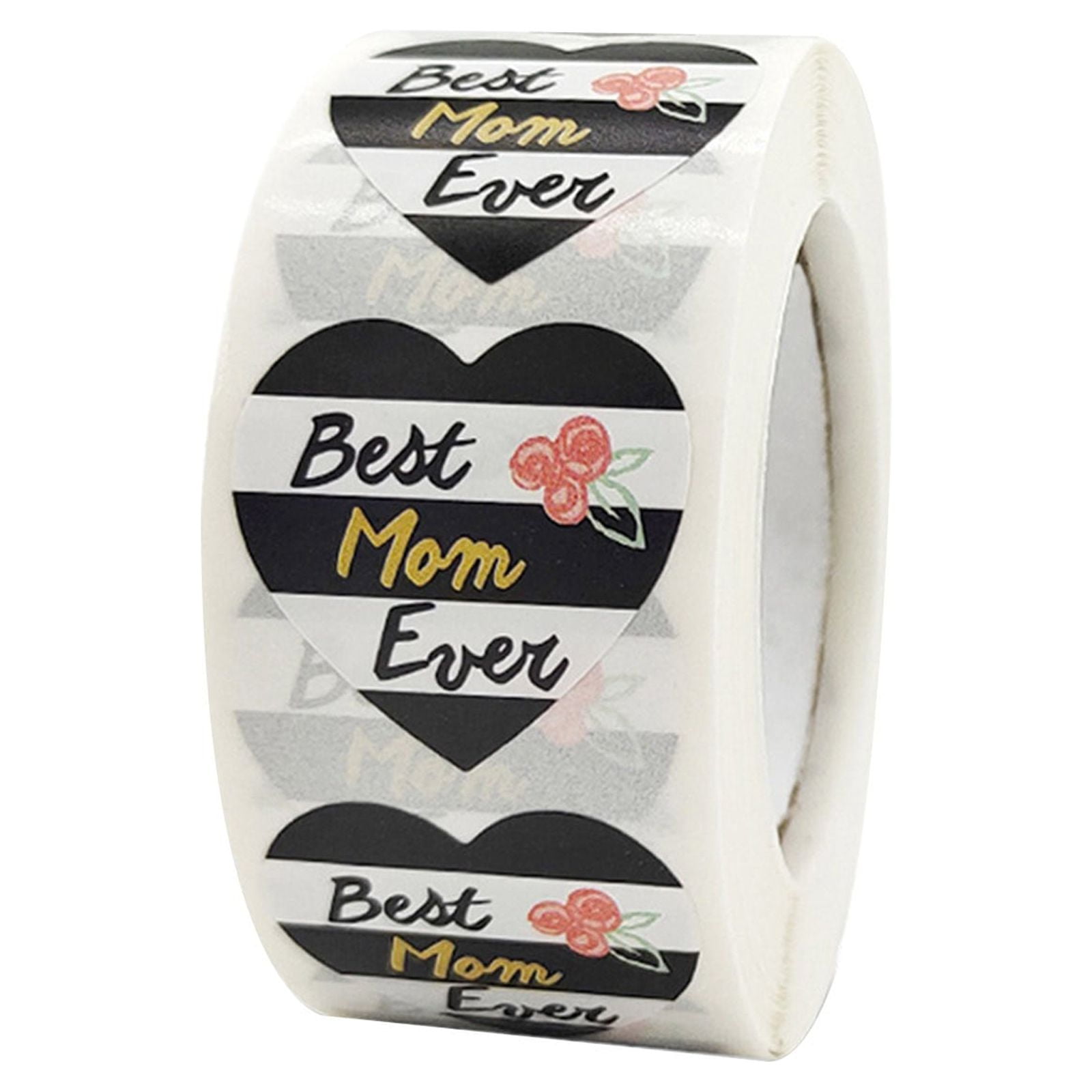 Ljstore Stickers Gift Wrap HappyGift Stickers Sweet Pink Heart Design ...