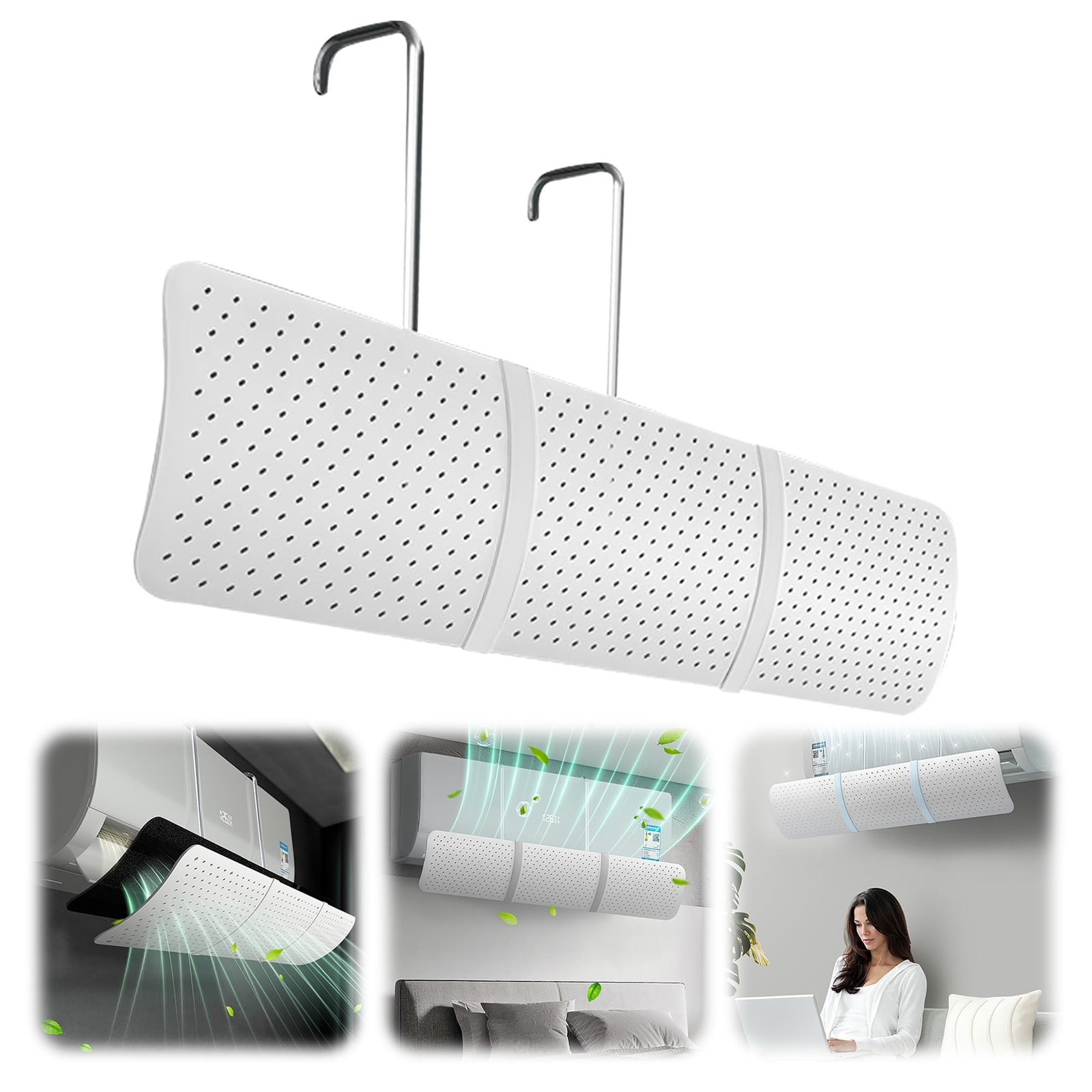 Ljxge Adjustable Air Conditioner Deflector - Retractable Wind Shield ...