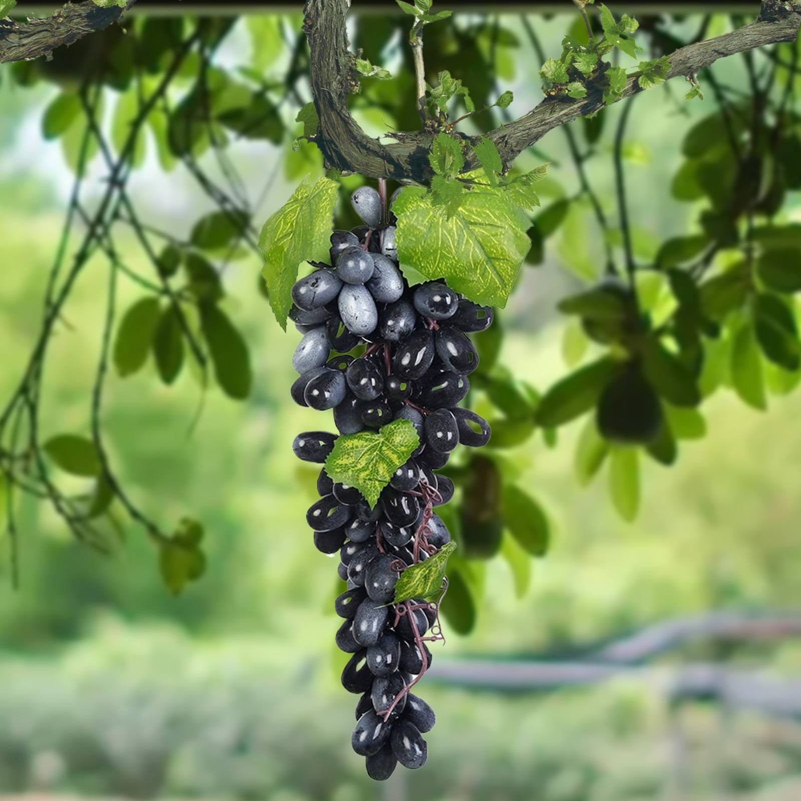 Ljxge Artificial Realistic Grape Cluster For Dining Table Display And ...