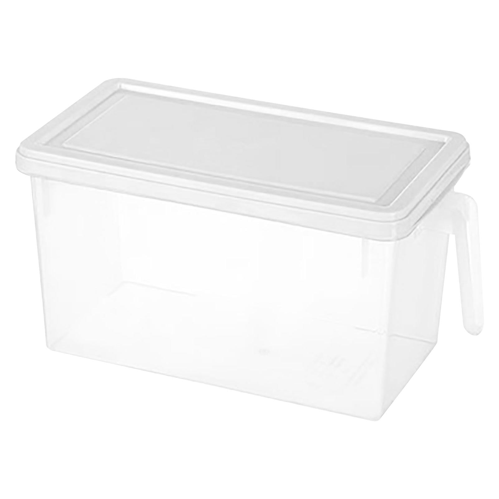 Ljxge BPA Free Square Plastic Storage Containers with Lids - Stackable ...