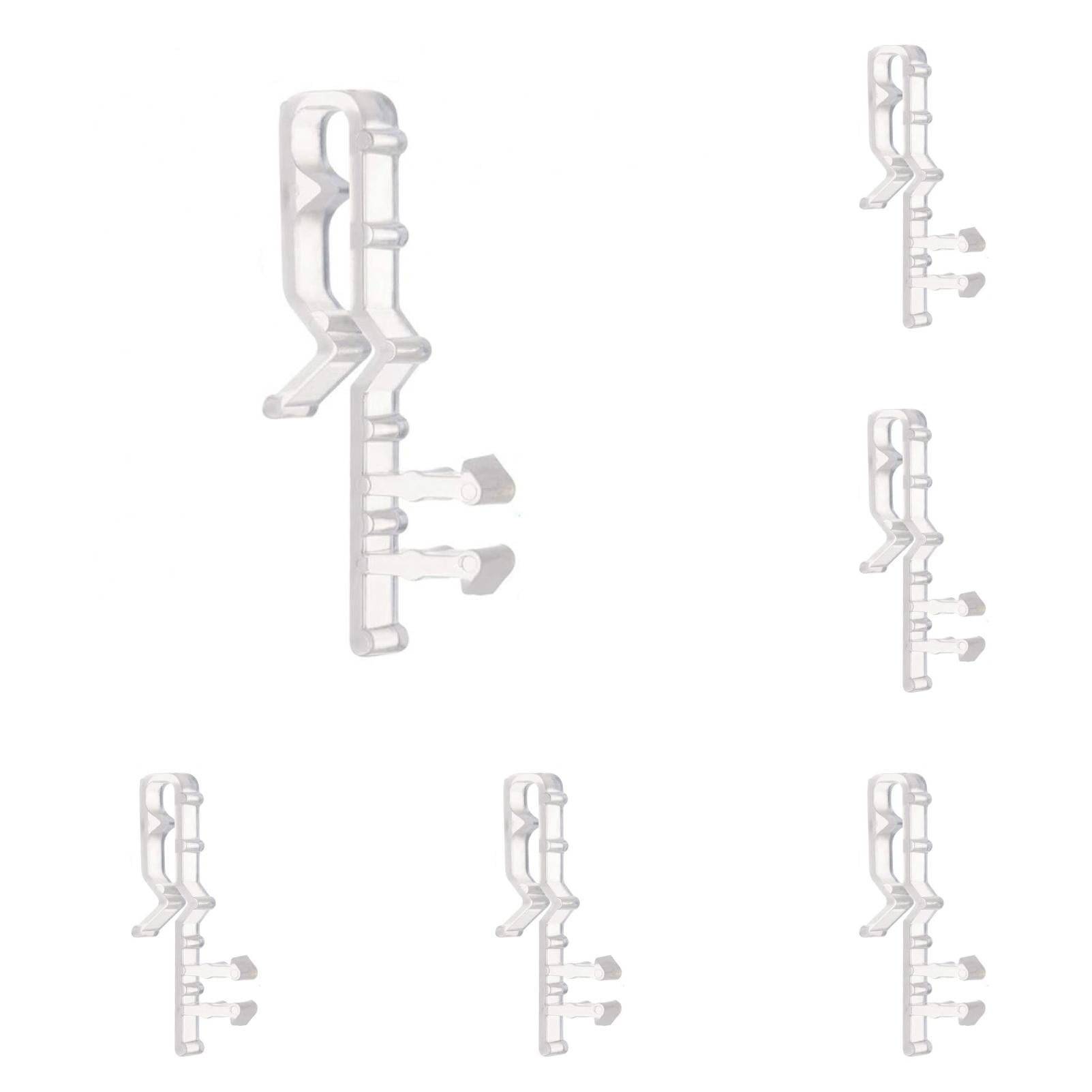Ljxge Blind Window Clips Plastic Hidden Retainers Set, Clear 12Pc For ...