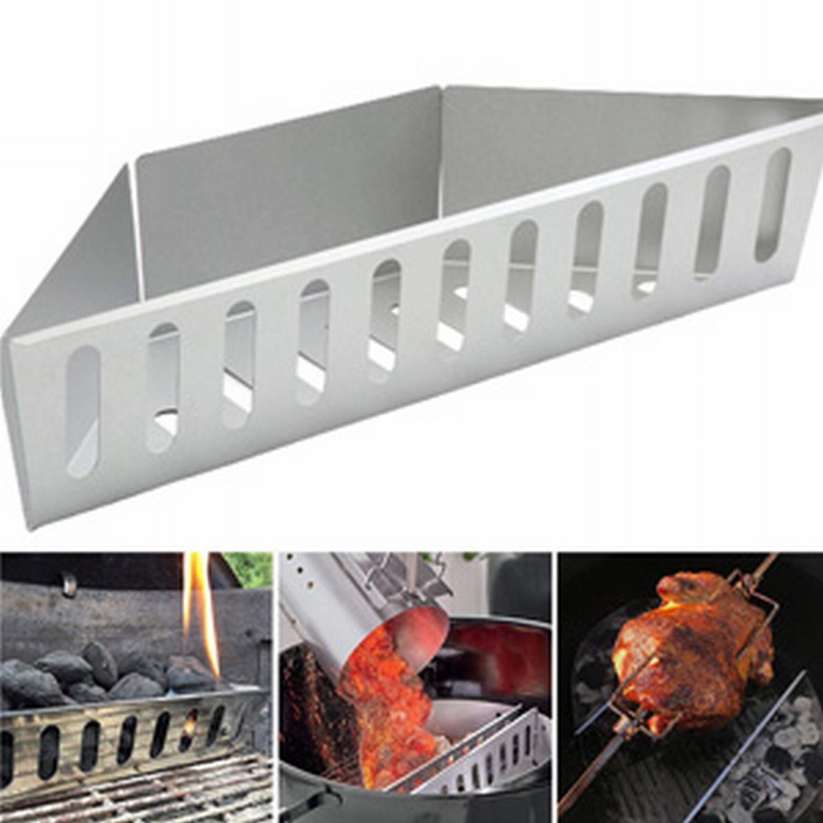 Ljxge Stainless Steel Grill Basket Set for Charcoal Gas Grills - Dual ...