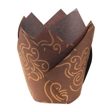 Hariumiu Kitchen Cupcake Wrappers Pack of 12/48 Filigree Artistic Bake ...
