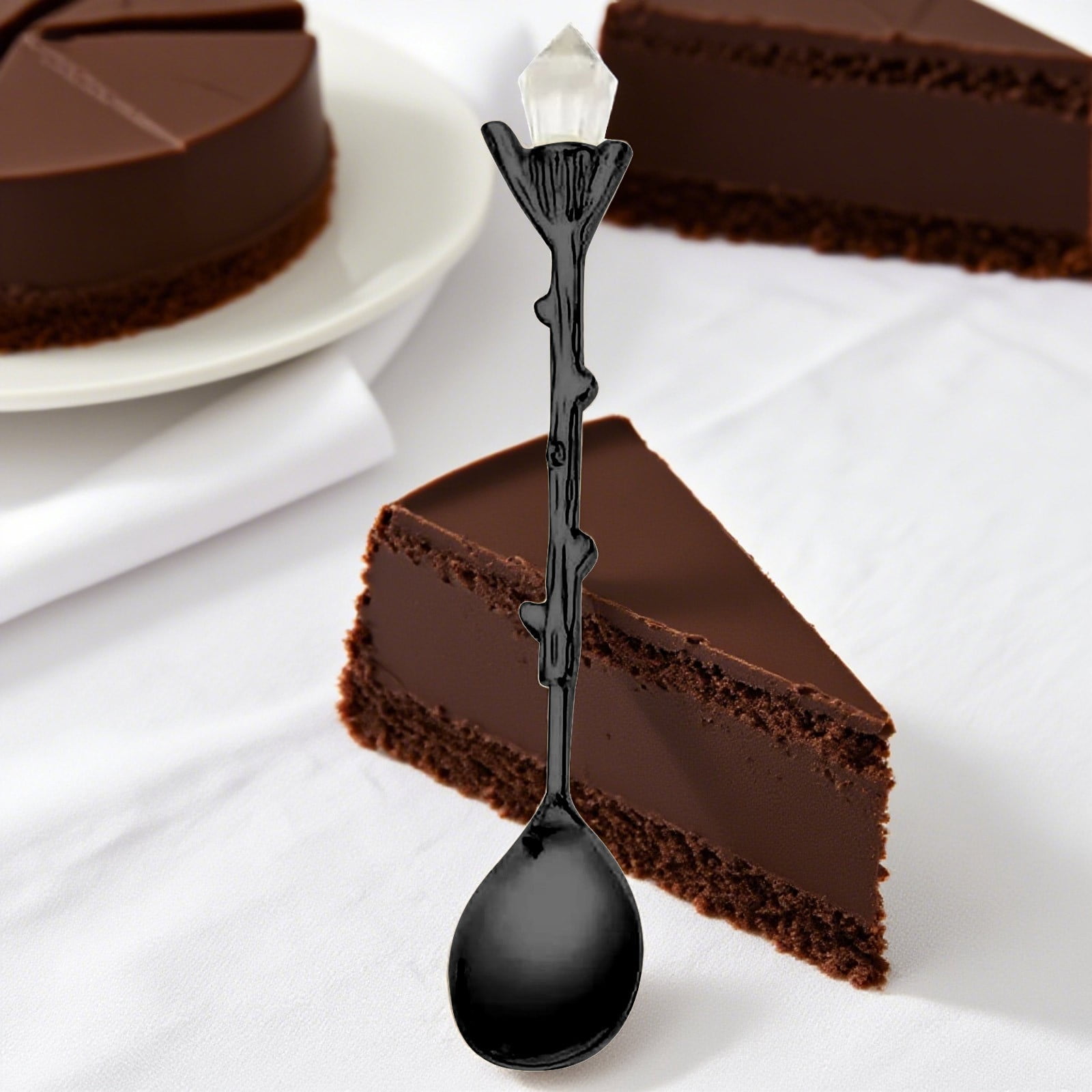 Ljxge Vintage Coffee Tea Spoons - 4.6 Inch Long Handle Stainless Steel ...