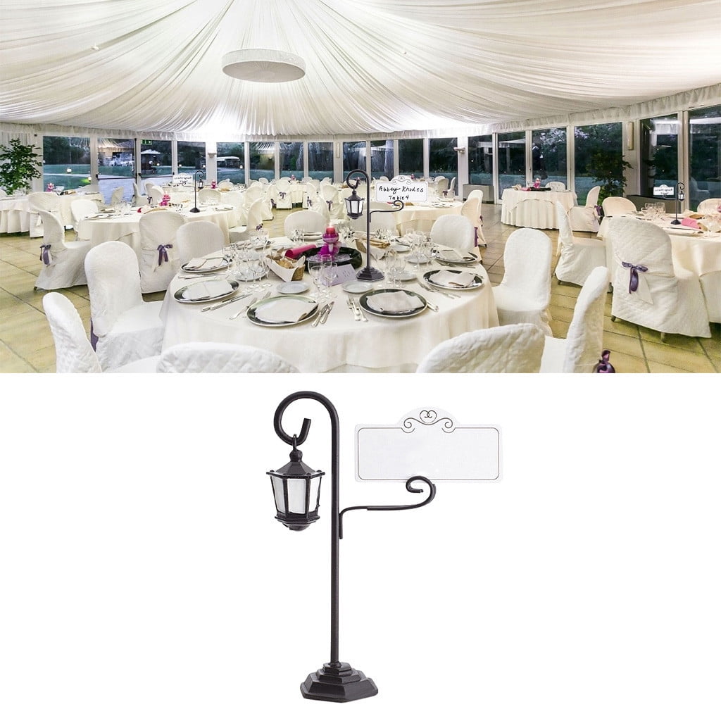 Ljxge Wedding Street Light Place Card Holders - Elegant Table Number ...