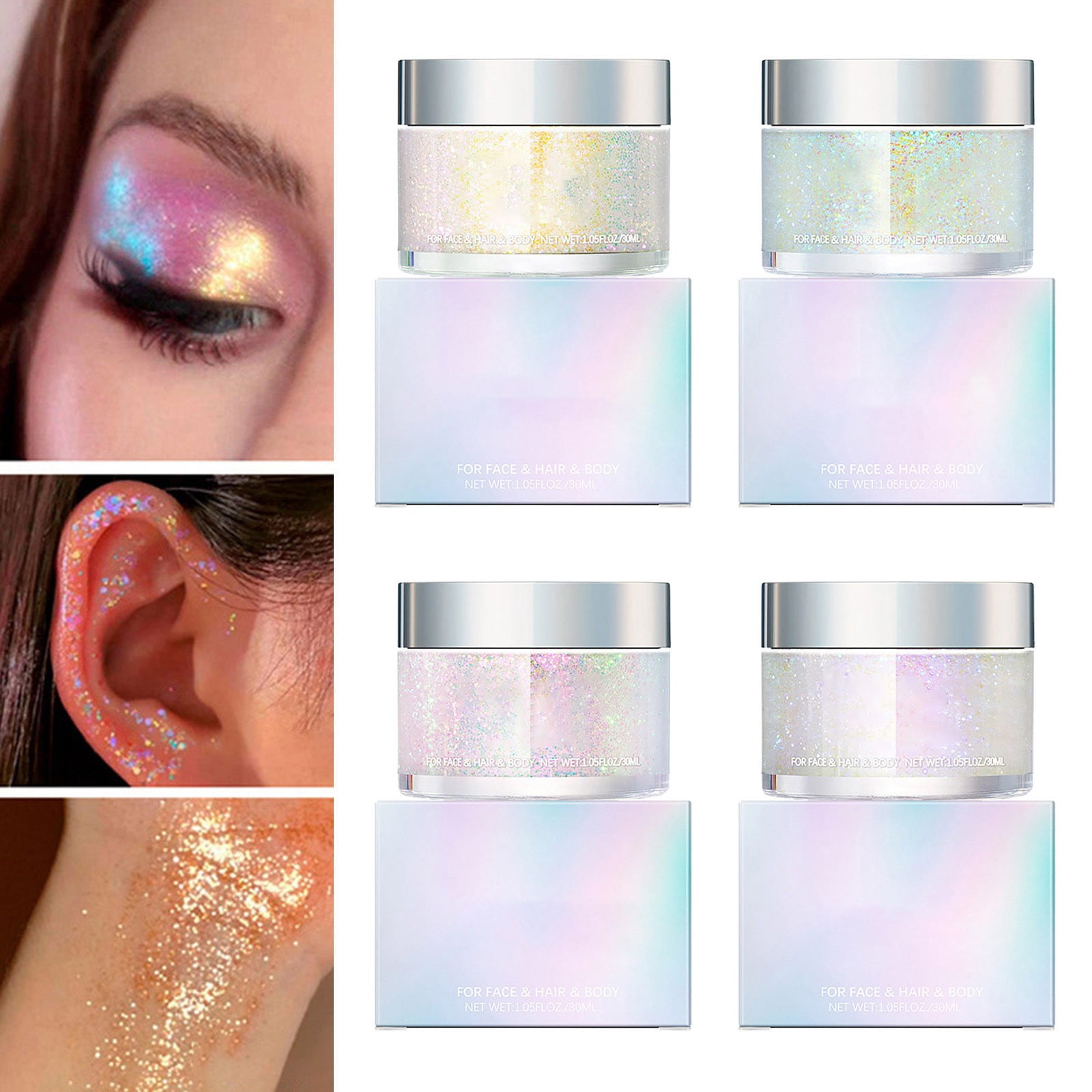 Ljxniubi Liquid Eyeshadow Clearance Body Glitter Gel For Body Facial