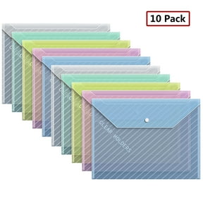 Shop Clear Plastic File Folders and Envelopes for Office and School