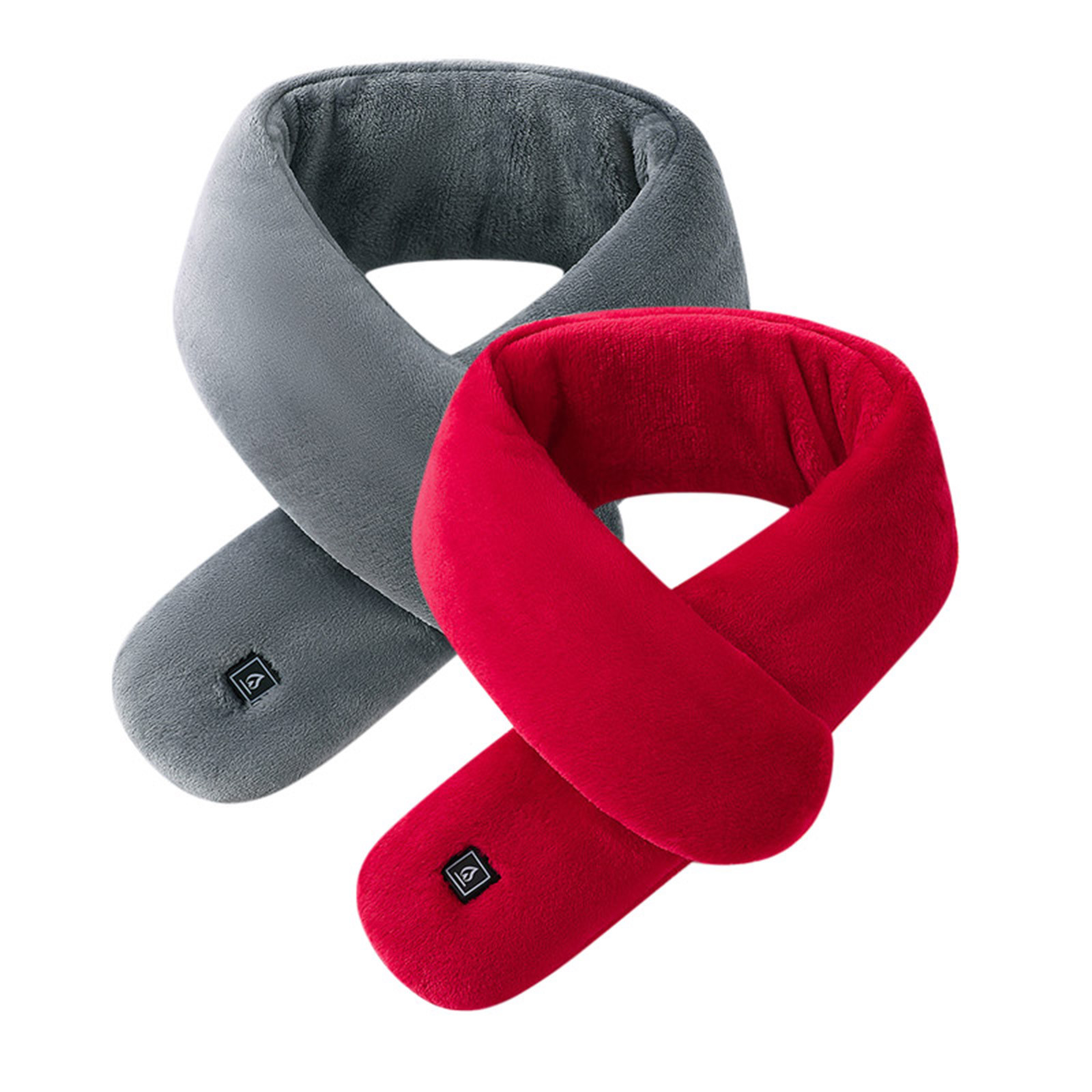 Lksixu 2 Pcs USB Heated Scarf Soft Velvet Electric Heated Neck Warmer Lksixu 2 Pcs USB Heated Scarf Soft Velvet Electric Heated Neck Warmer