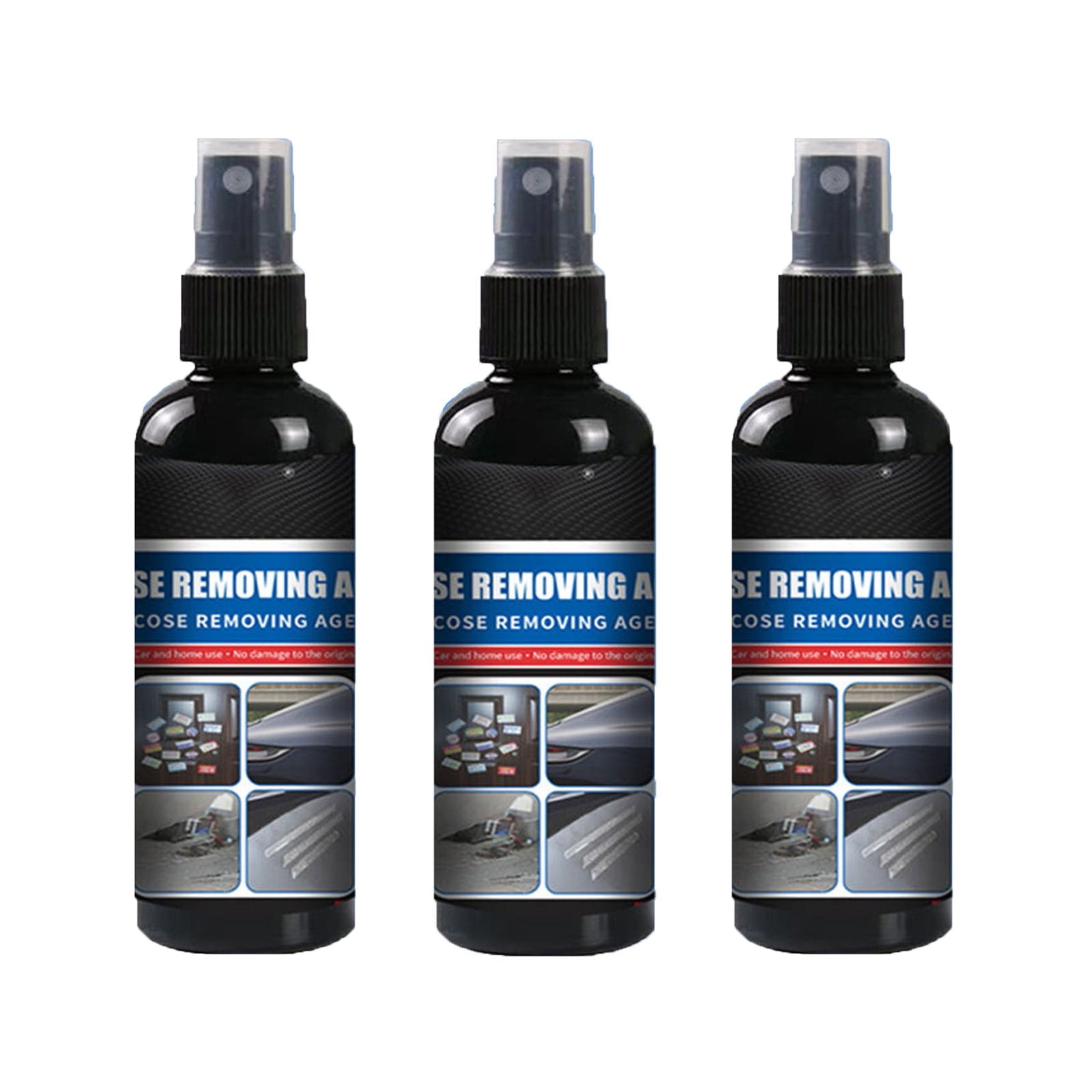 Lksixu 3 Pcs Adhesive Remover, 100ml Surface Safe Sticker Remover Spray ...