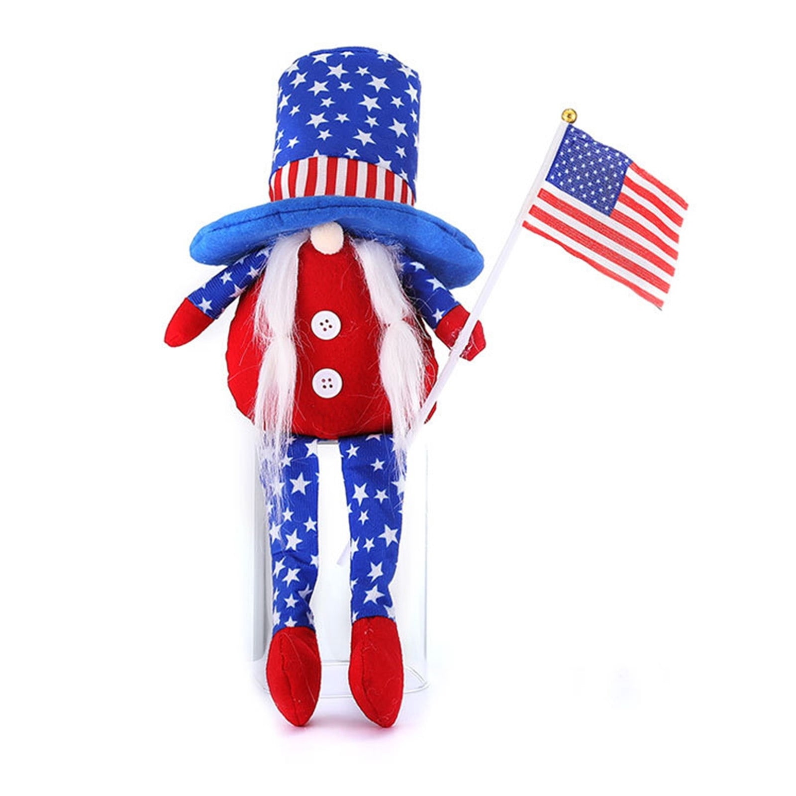 Lksixu 4th of July Faceless Gnomes Doll, American Star & Stripe ...