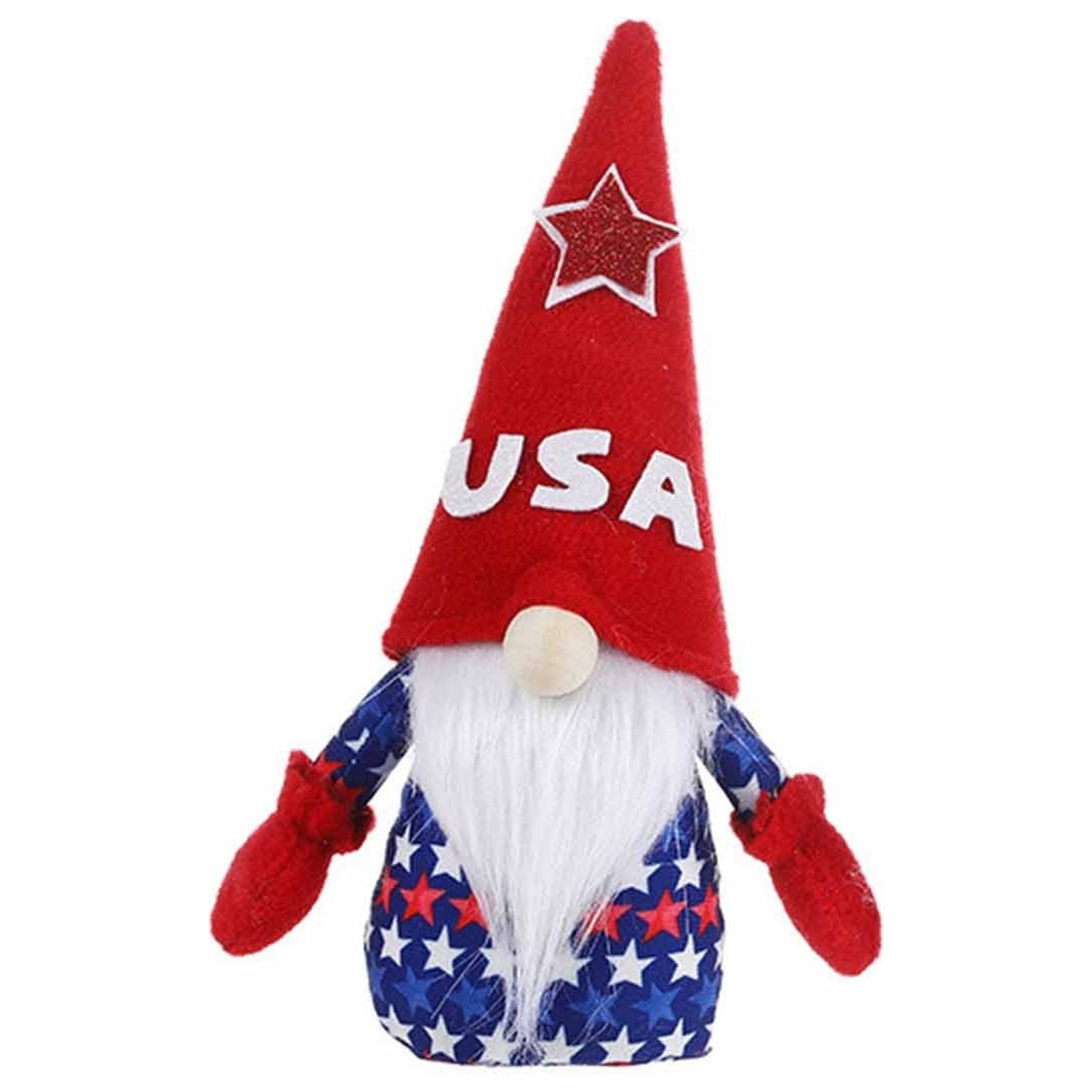Lksixu 4th of July Faceless Gnomes Doll, American Star & Stripe Patriotic Gnomes Stuffed Toys ...