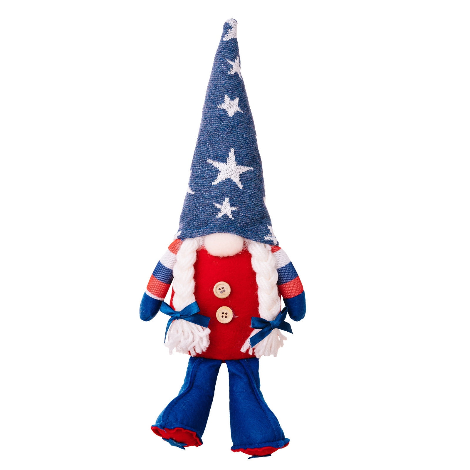 Lksixu 4th of July Patriotic Gnomes Doll, American Star & Stripe ...