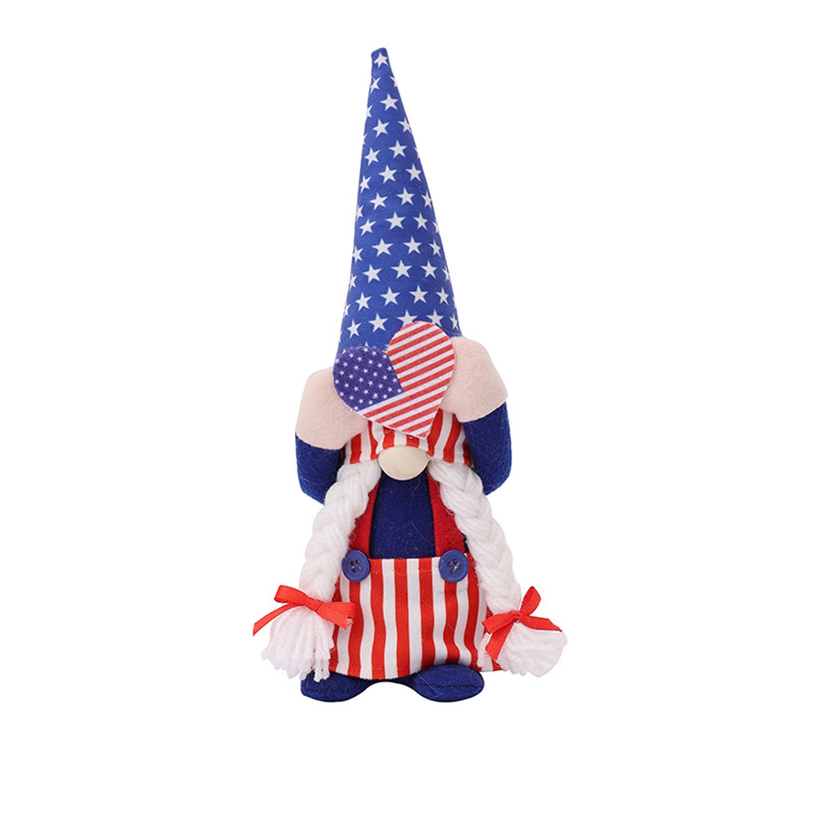 Lksixu 4th of July Patriotic Gnomes Doll, American Star & Stripe ...