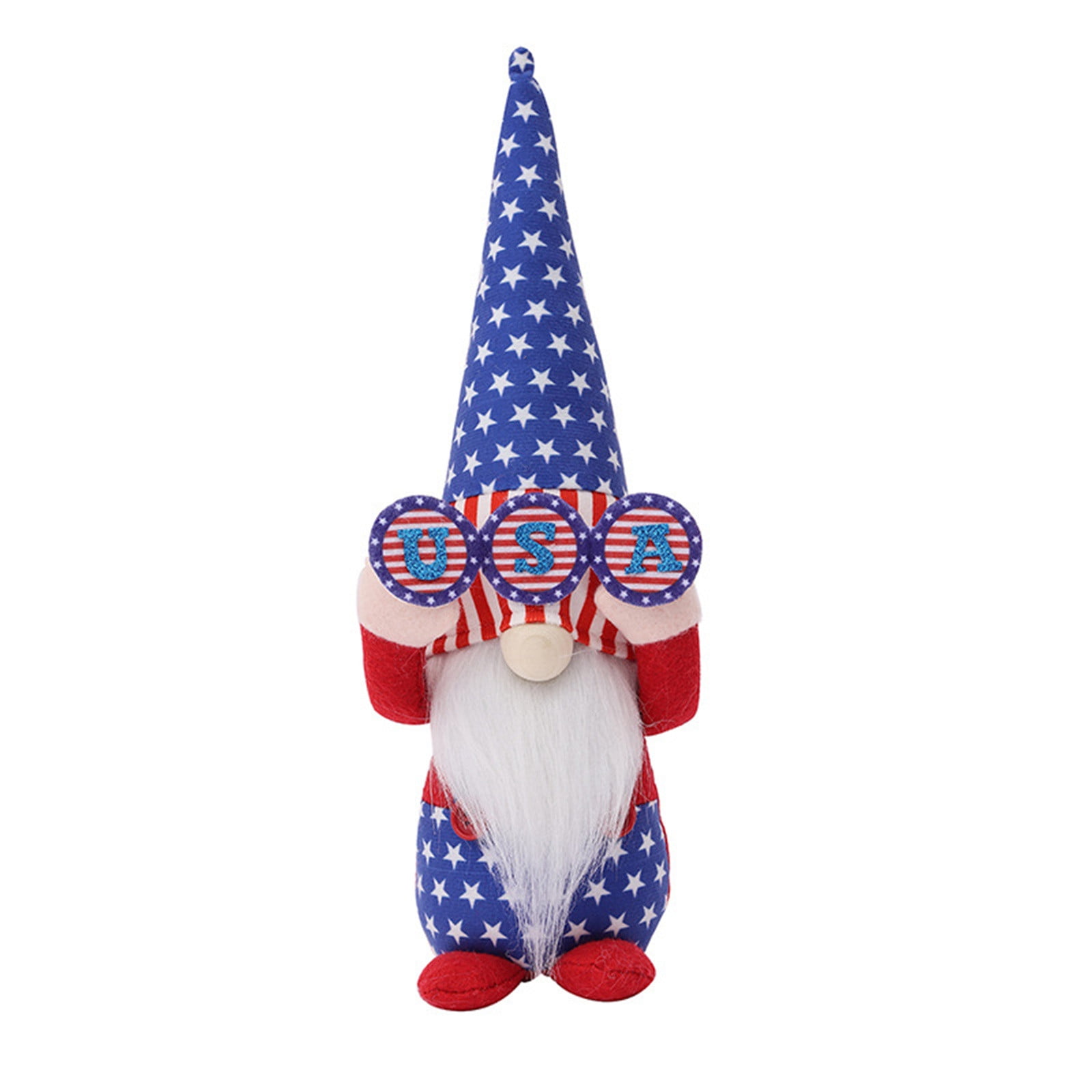 Lksixu 4th of July Patriotic Gnomes Doll, American Star & Stripe ...