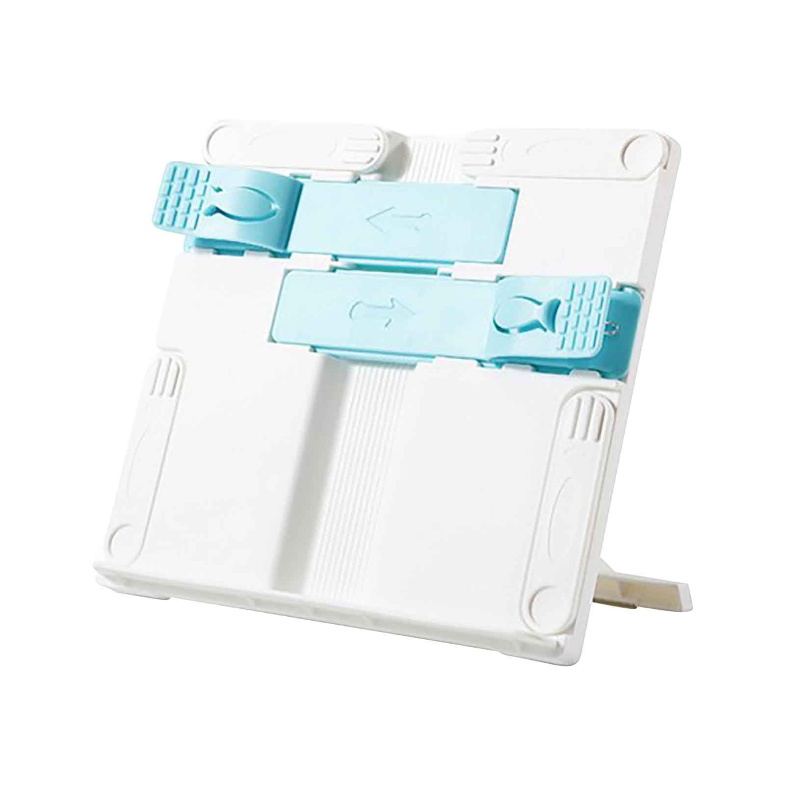 Lksixu Book Stand for Reading, Adjustable Hands Free Expandable Book ...