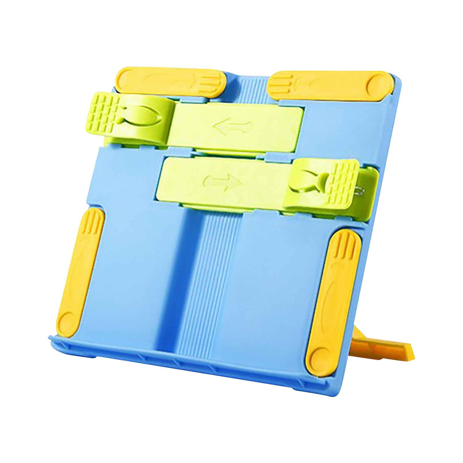 Lksixu Book Stand for Reading, Adjustable Hands Free Expandable Book ...