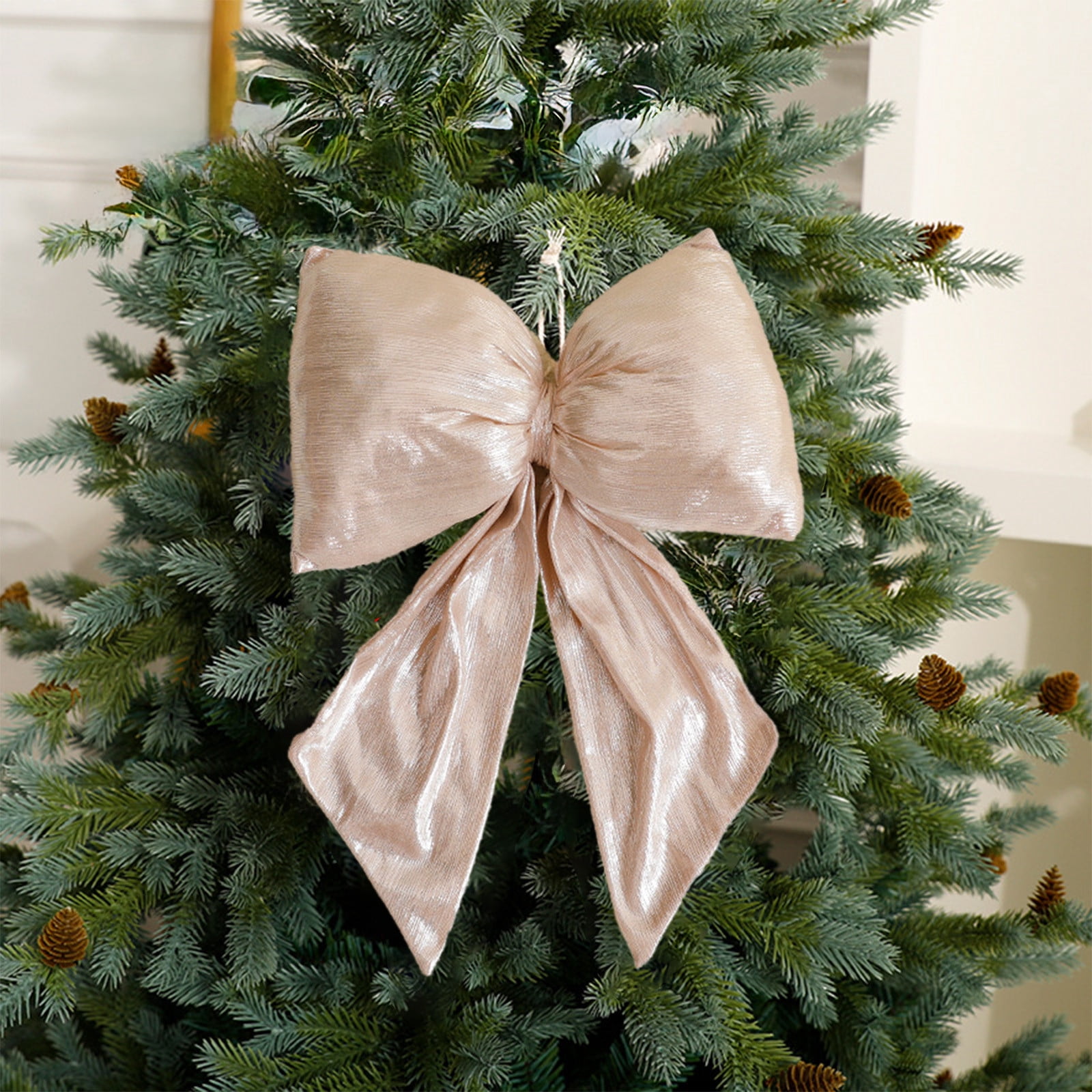 Lksixu Christmas Bows for Wreath Christmas Decorations 16.5 inch Large ...