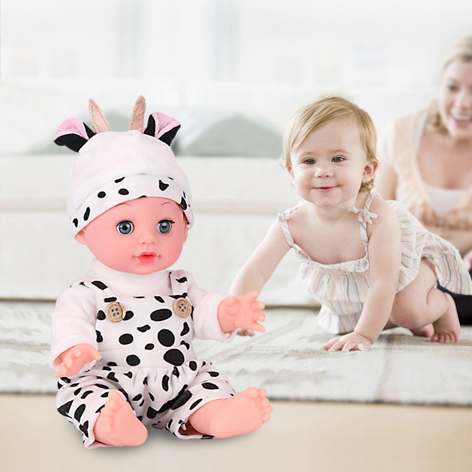Lksixu Dress Up Dolls, Play House Simulation Dolls, Soft Newborn Dolls ...