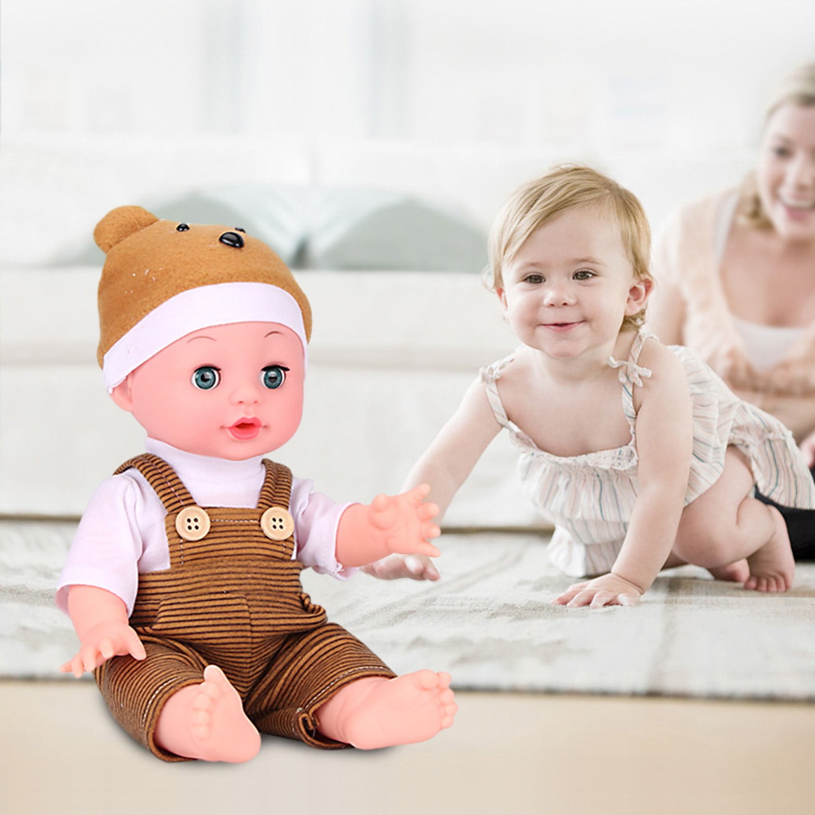 Lksixu Dress Up Dolls, Play House Simulation Dolls, Soft Newborn Dolls ...