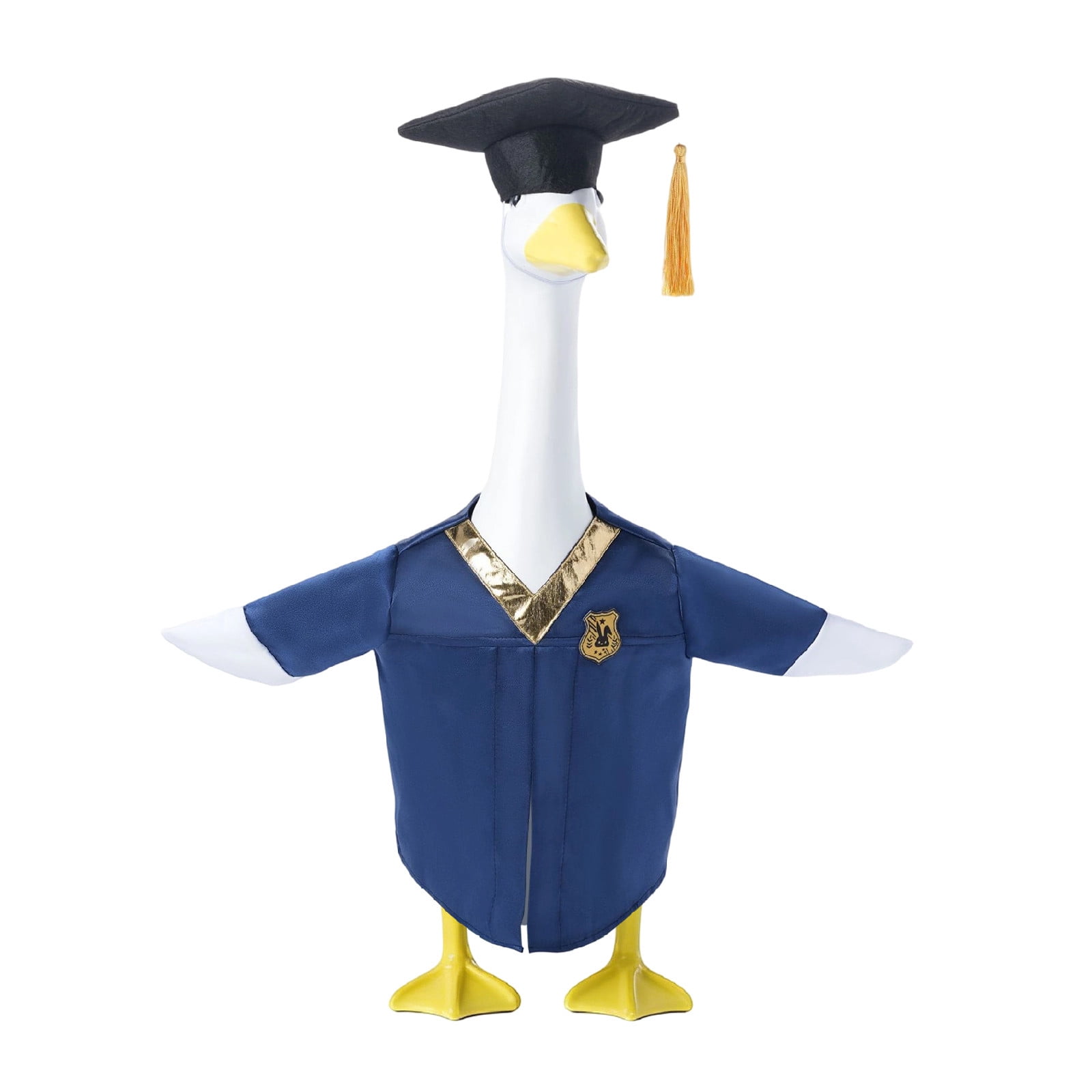 Lksixu Graduation Porch Goose Outfits for 23"/17" Plastic and Cement ...
