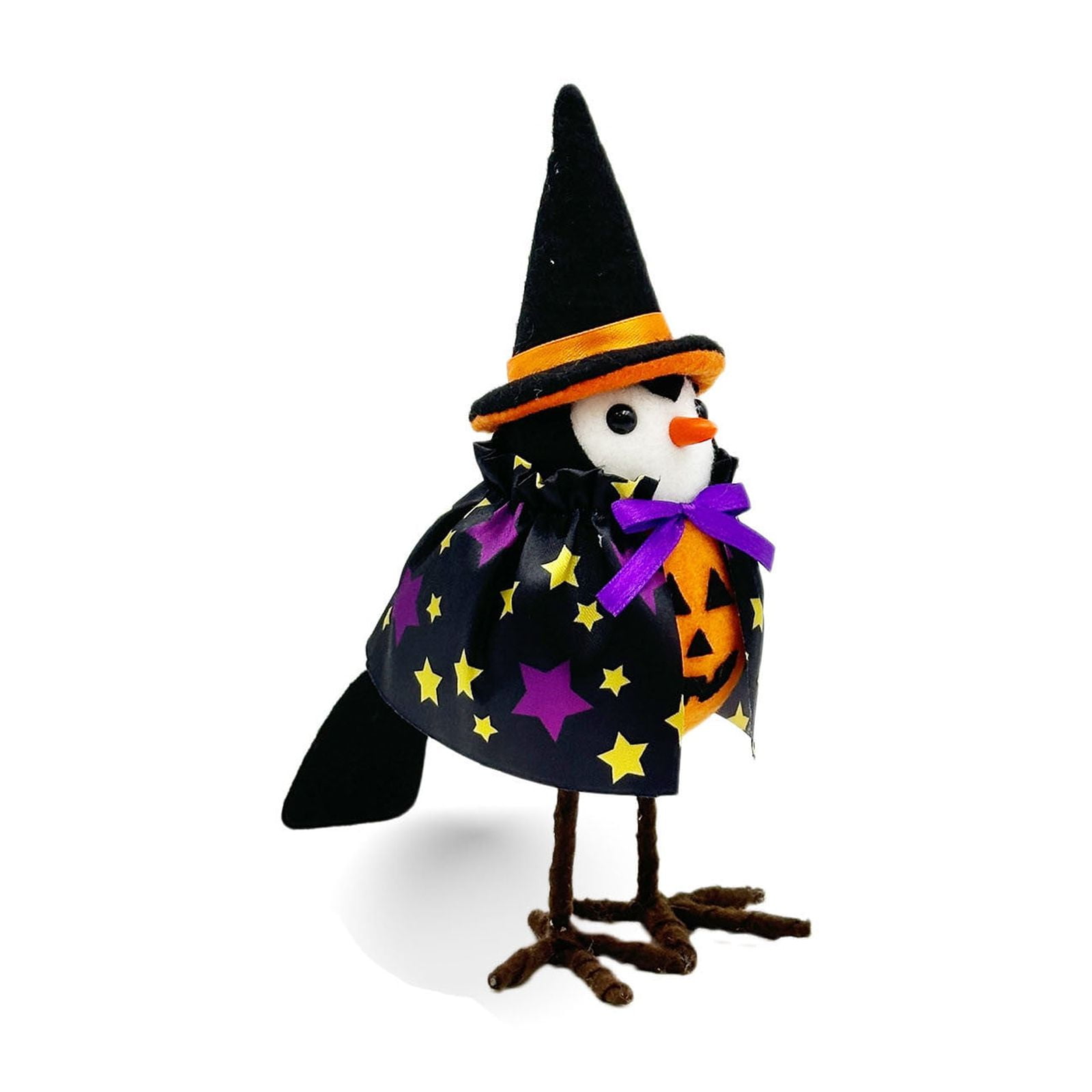 Lksixu Halloween Birds Ornaments, Halloween Decorations 3D Cute Witch ...