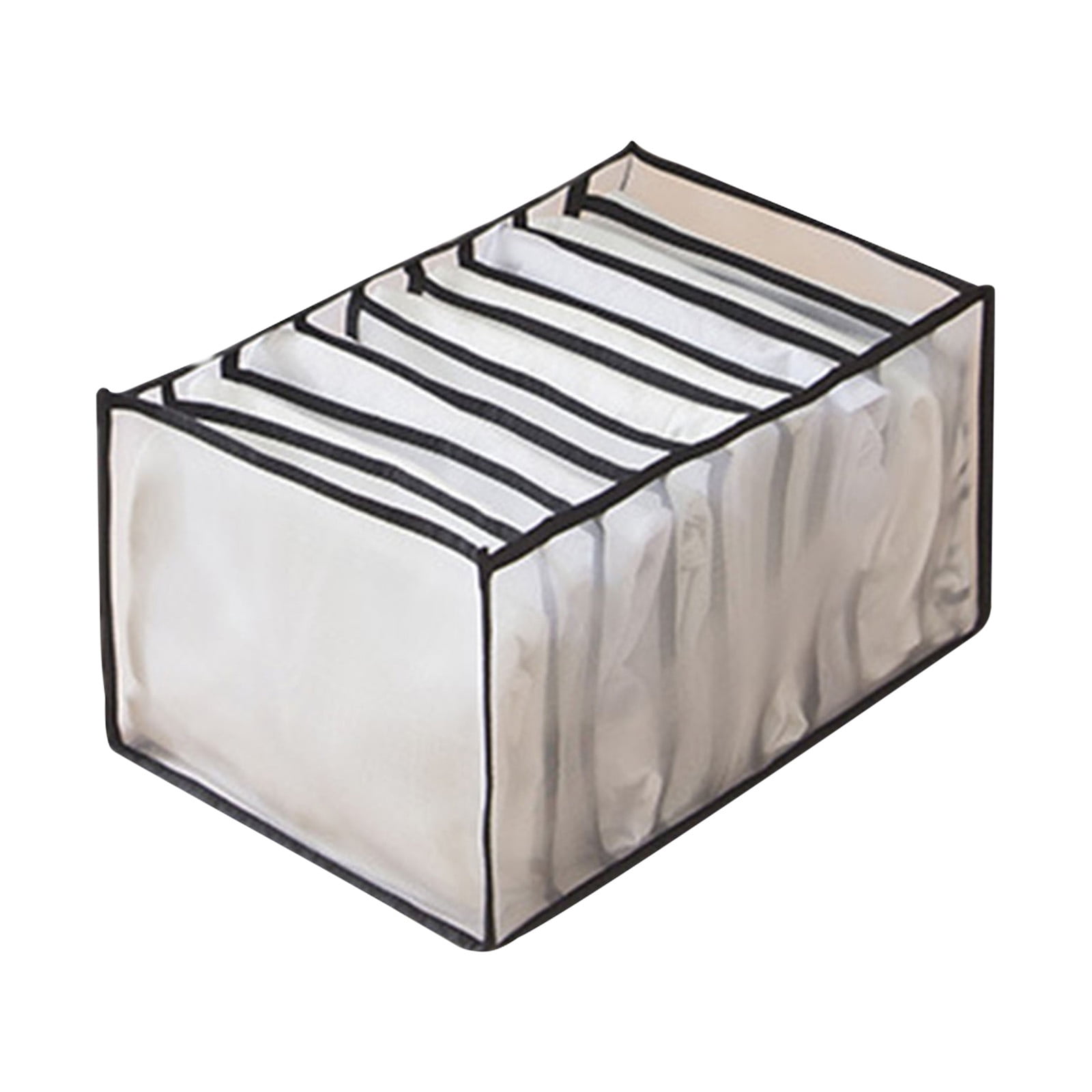 Lksixu Large Size Wardrobe Clothes Organizers 7 Grids for Pants, Jeans ...