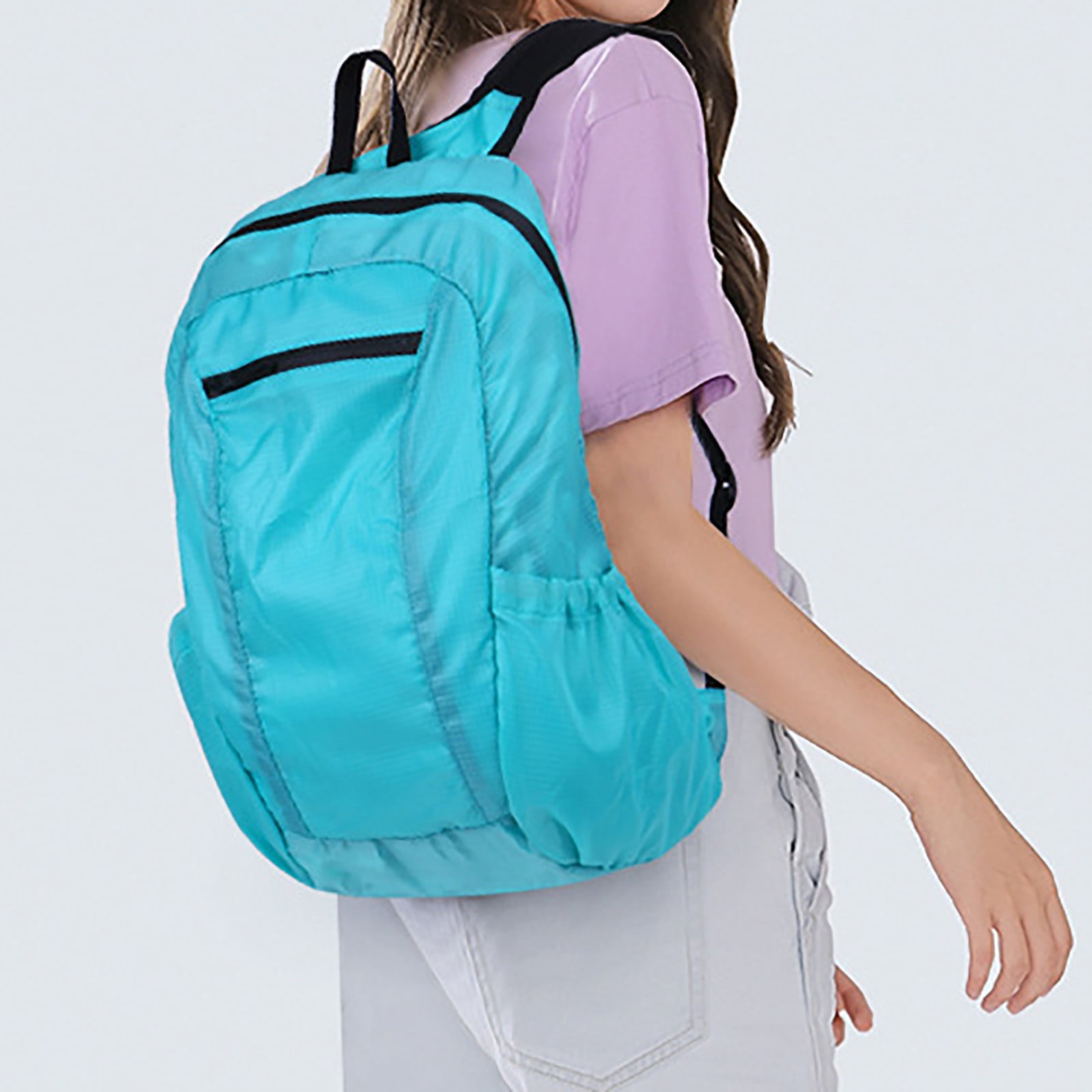 Lksixu Lightweight Backpack for Men and Women, Foldable Hiking Backpack ...