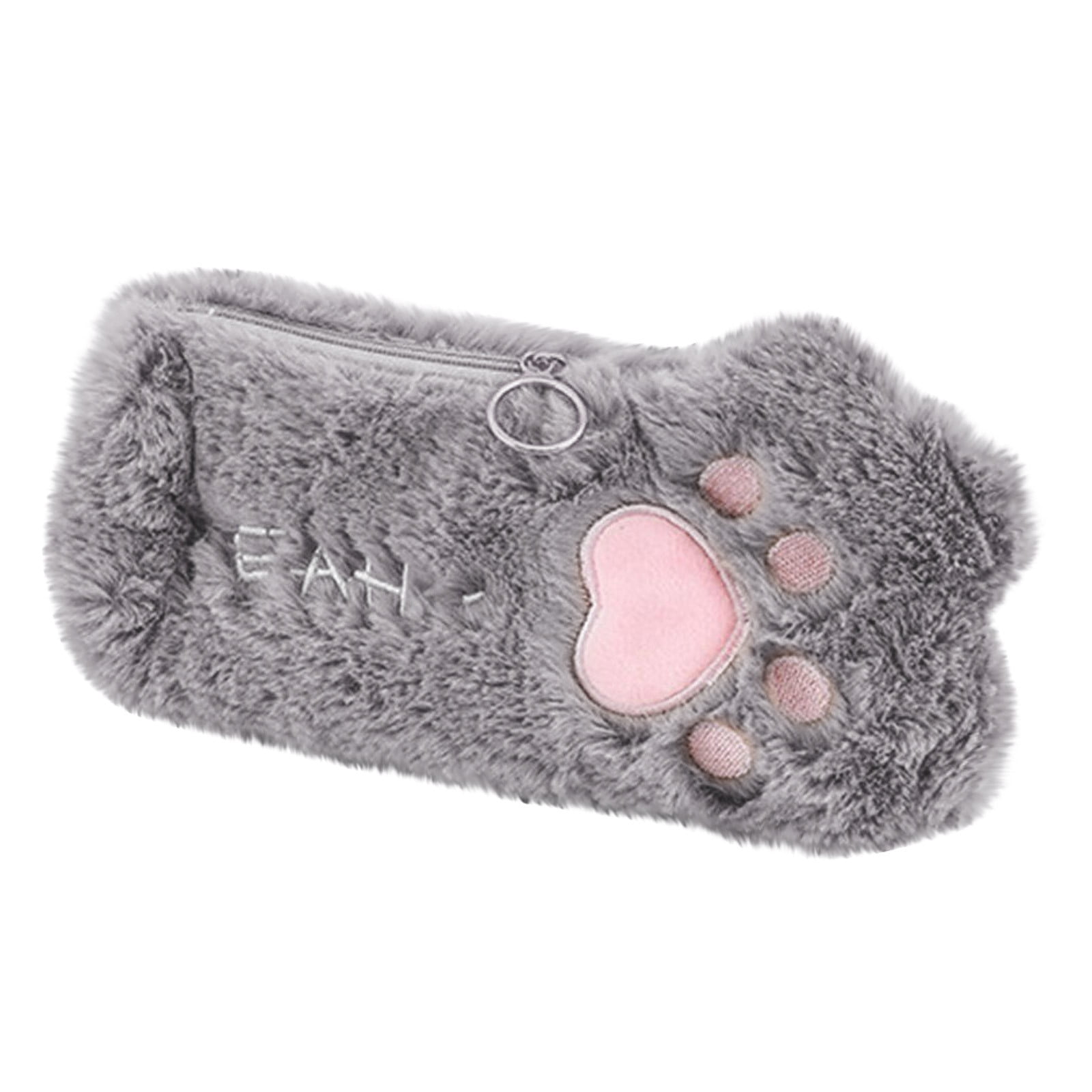 Lksixu Pencil Case Cute Paw Pen Bag Student Large-capacity Stationery ...