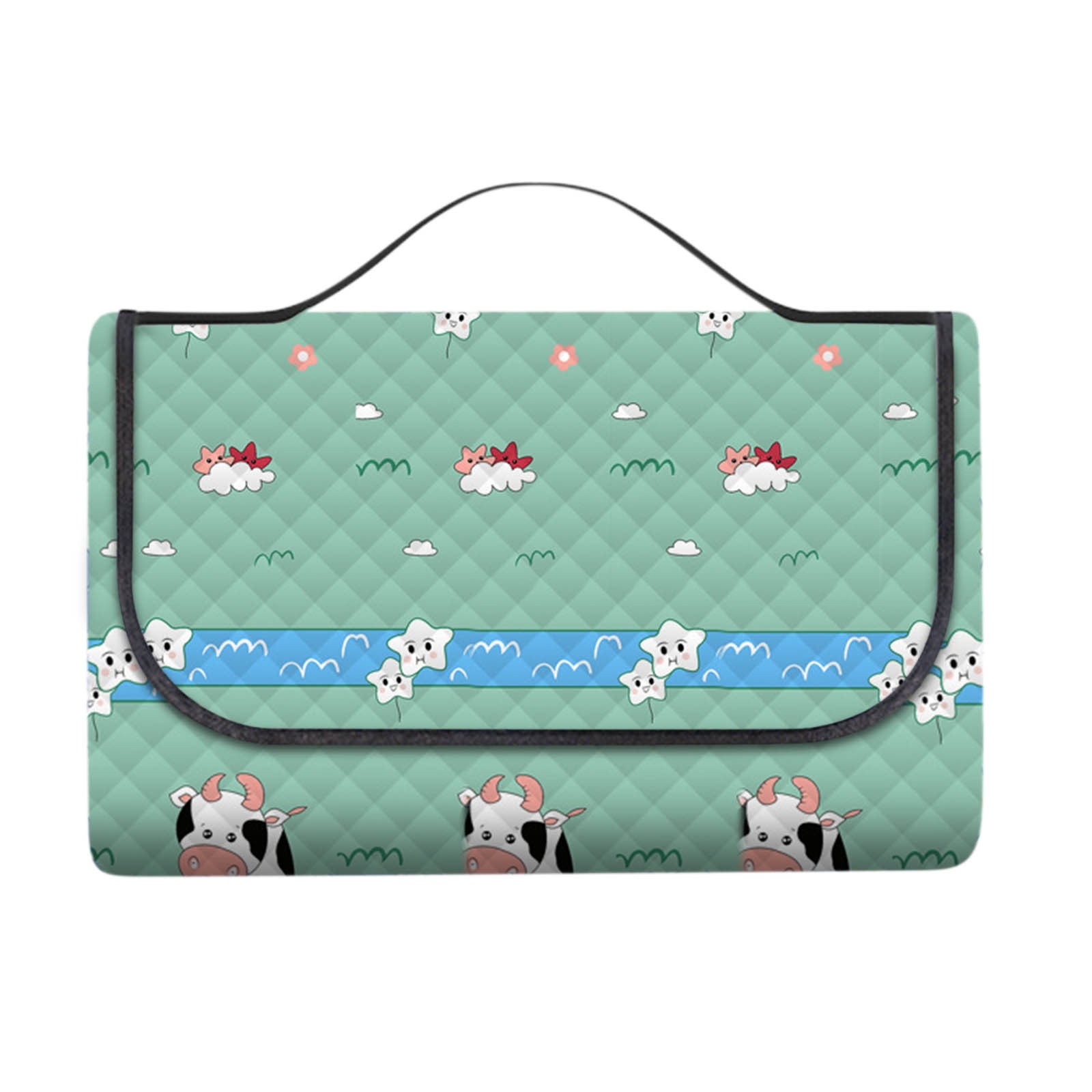 Lksixu Picnic Blanket, 59"x79" Extra Large Cartoon Pattern Camping Mat ...