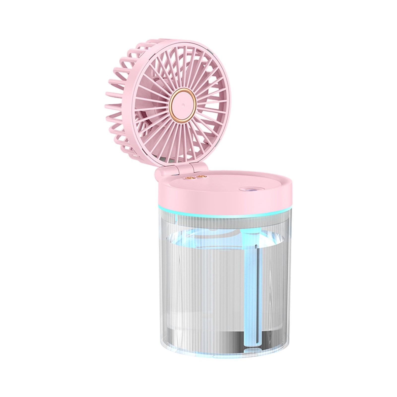 Lksixu Portable Air Conditioner Fan, Foldable Desktop Misting Fan with ...