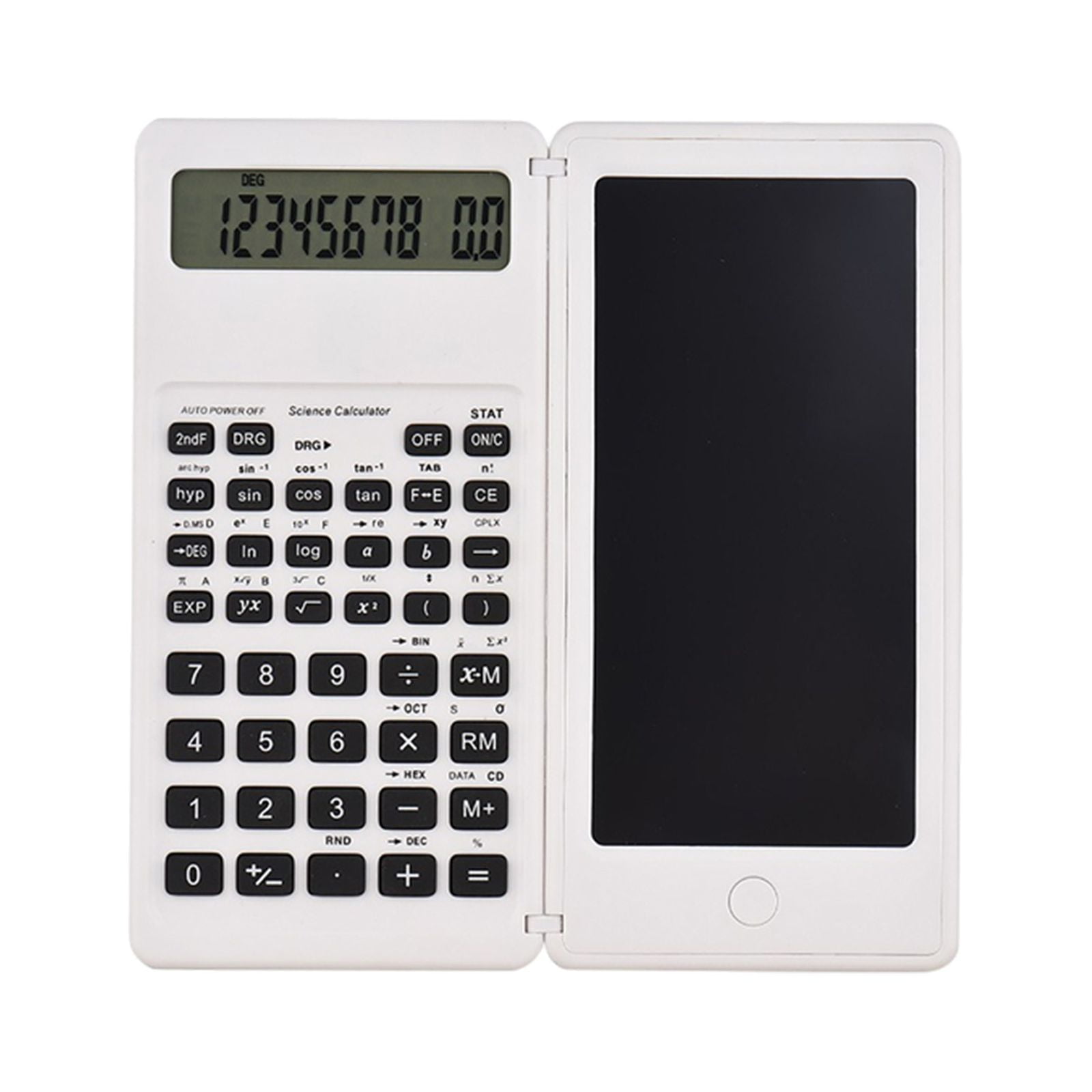 Lksixu Scientific Calculator with Notepad, 10-Digit Large Screen ...