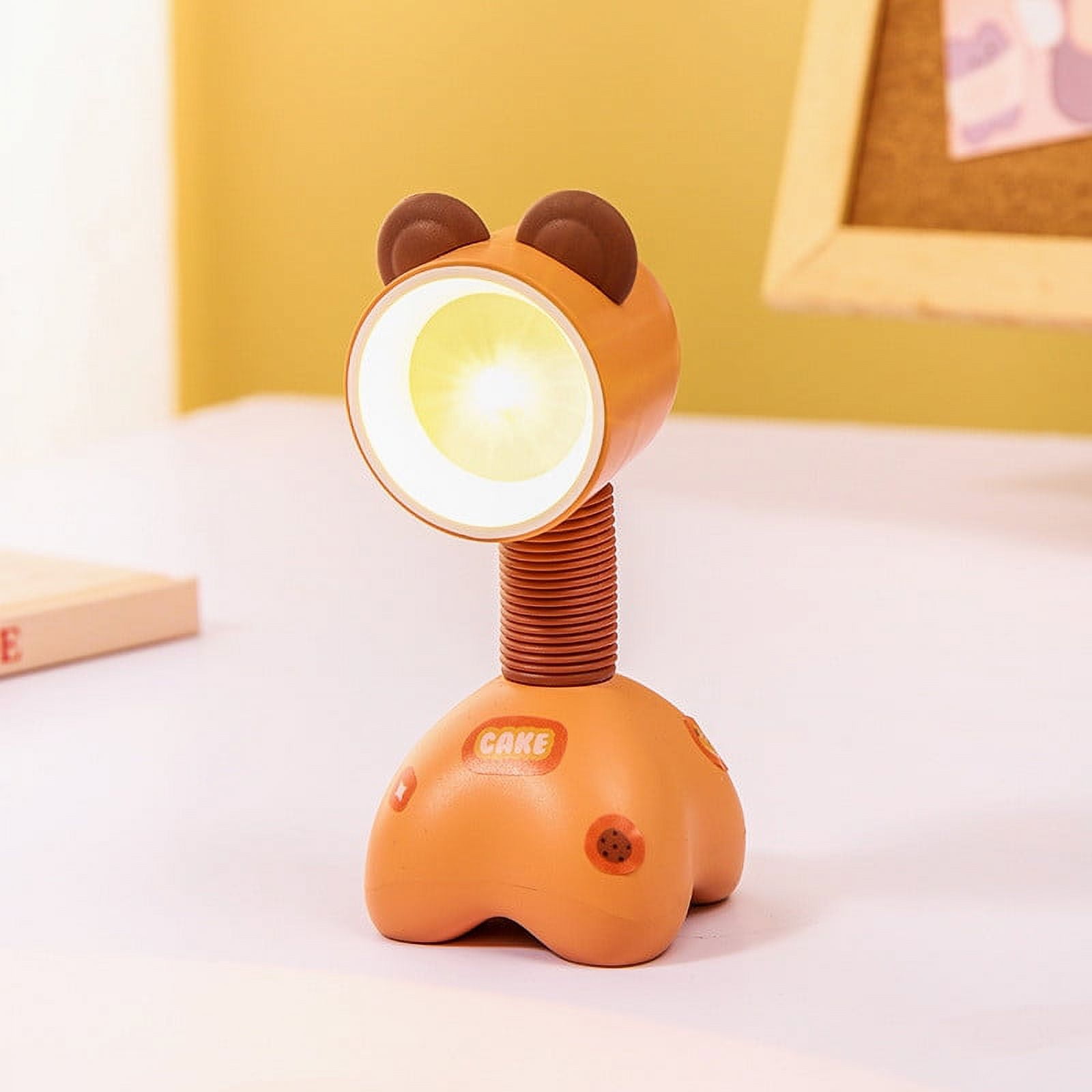 Lksixu Small LED Desk Lamp, Cute Bear Design Night Light with ...