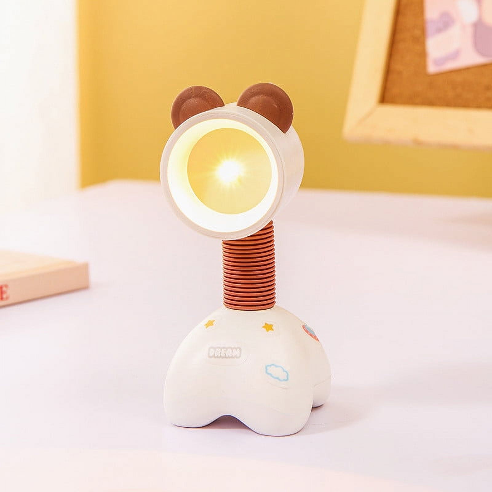 Lksixu Small LED Desk Lamp, Cute Bear Design Night Light with ...