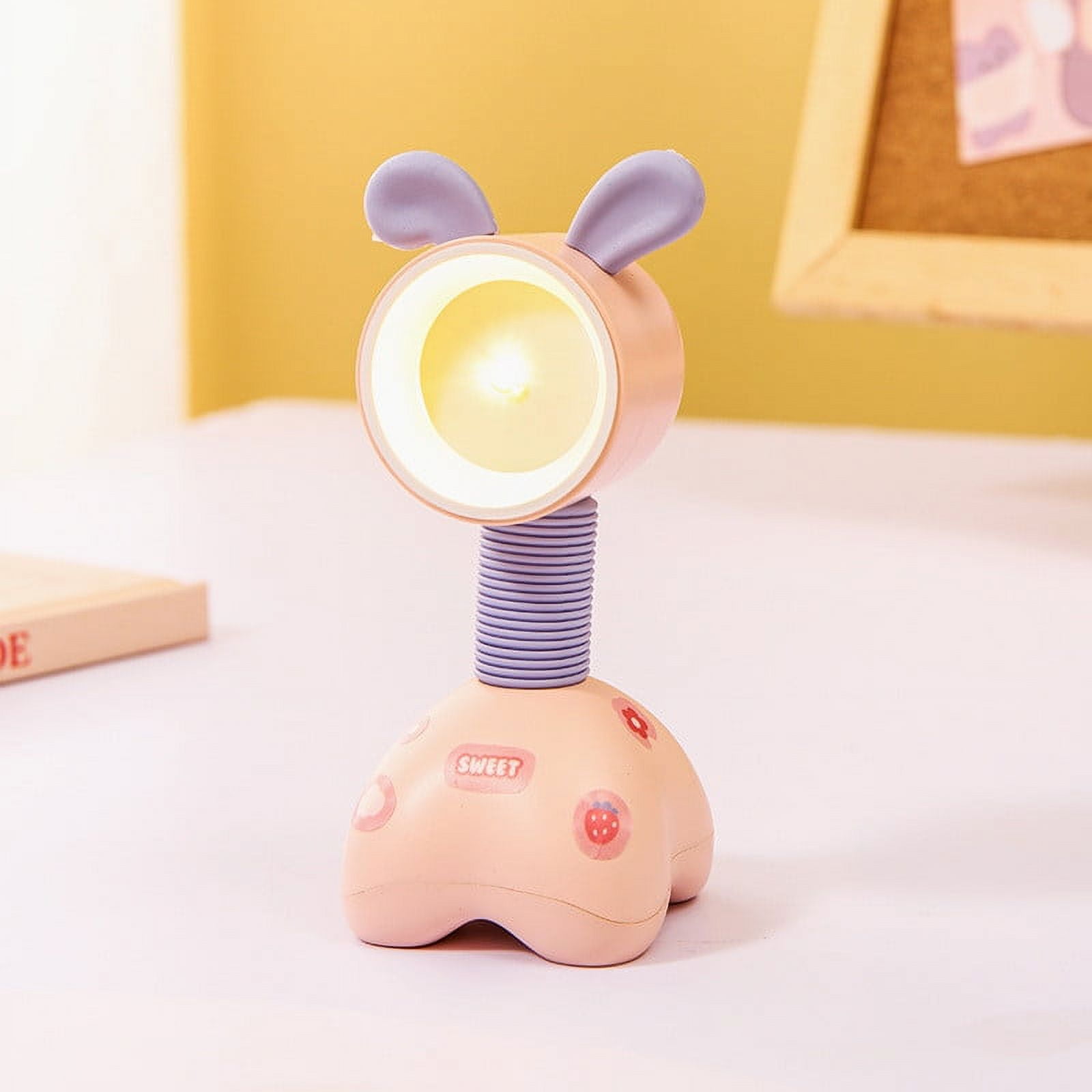 Lksixu Small LED Desk Lamp, Cute Rabbit Design Night Light with ...