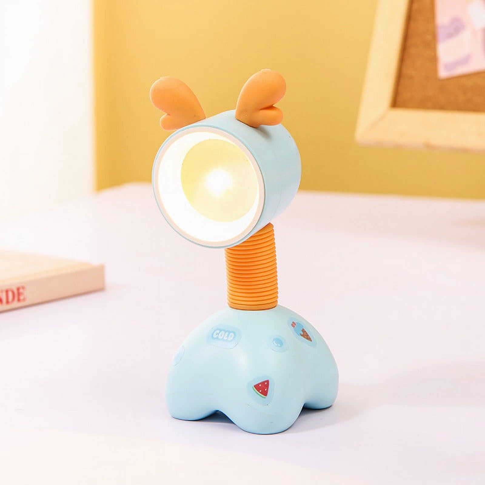 Lksixu Small LED Desk Lamp, Cute Reindeer Design Night Light with ...
