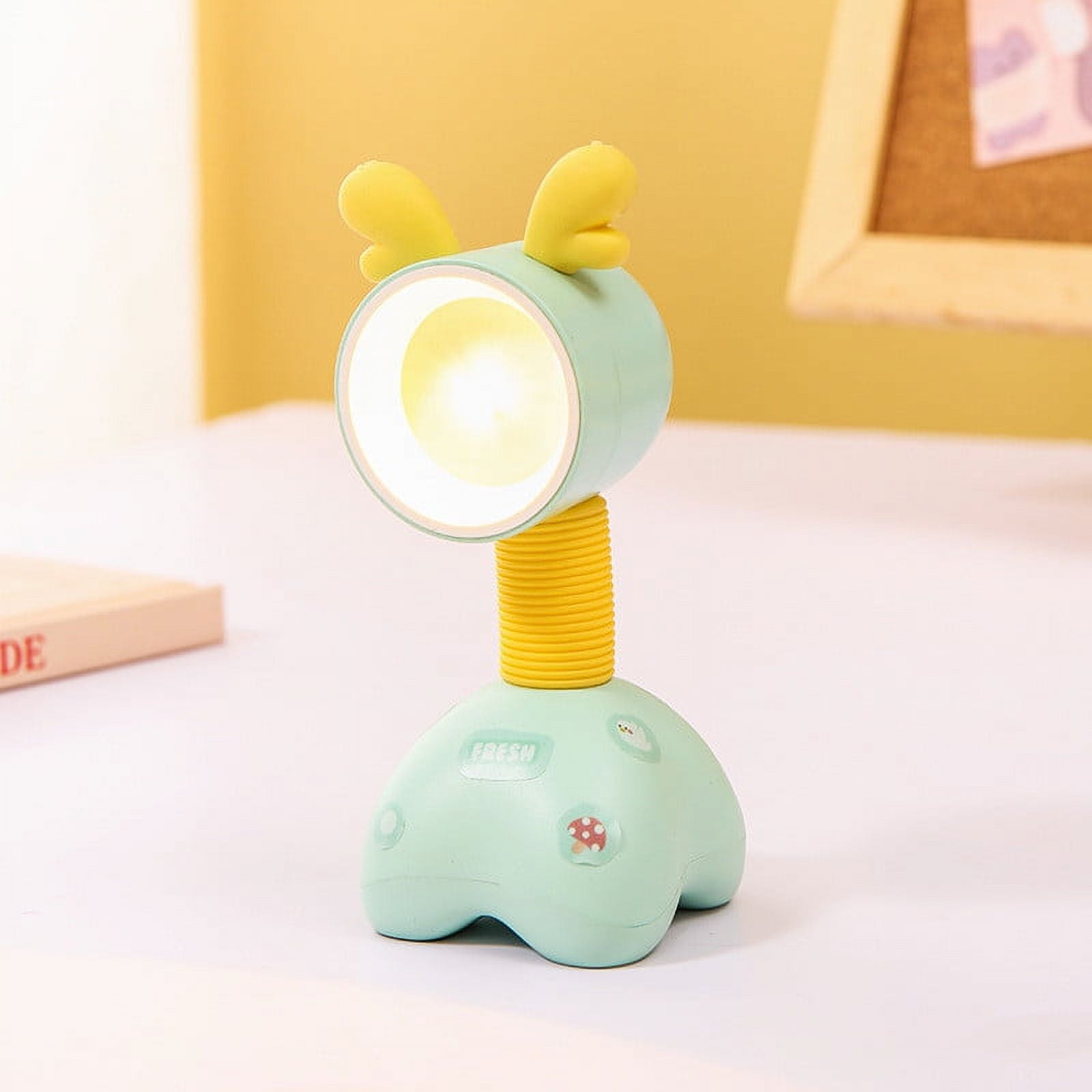 Lksixu Small LED Desk Lamp, Cute Reindeer Design Night Light with ...