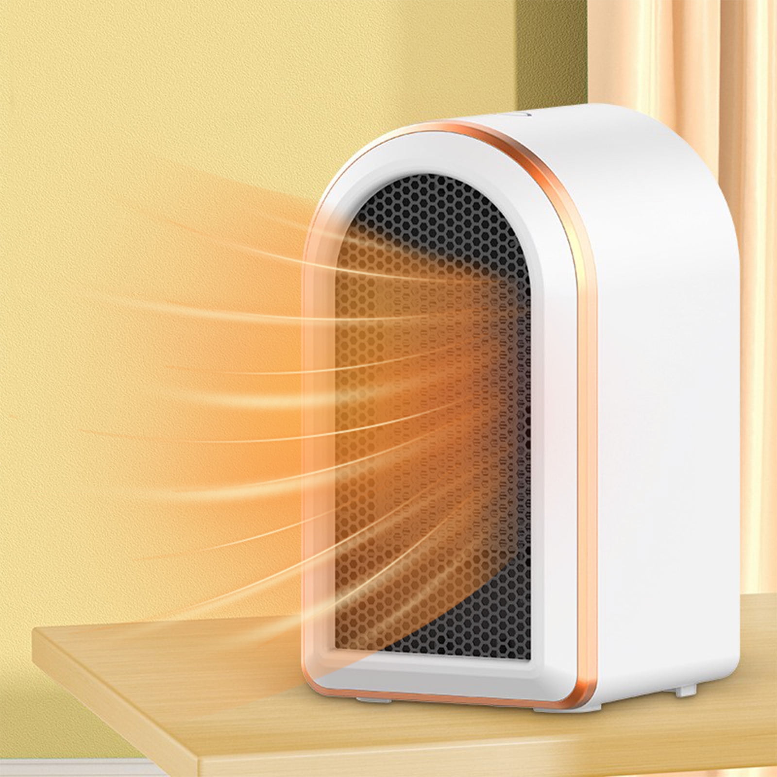 Lksixu Space Heater, 1200W Electric Heaters with Thermostat PTC Safe ...