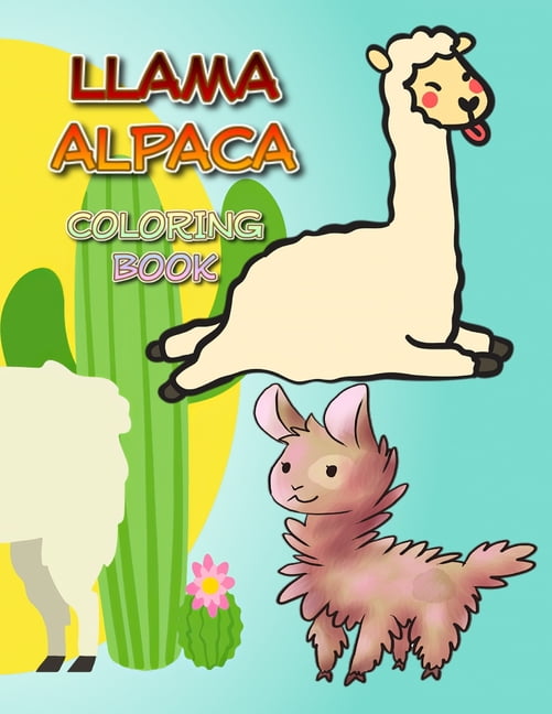 Alpaca Coloring Page