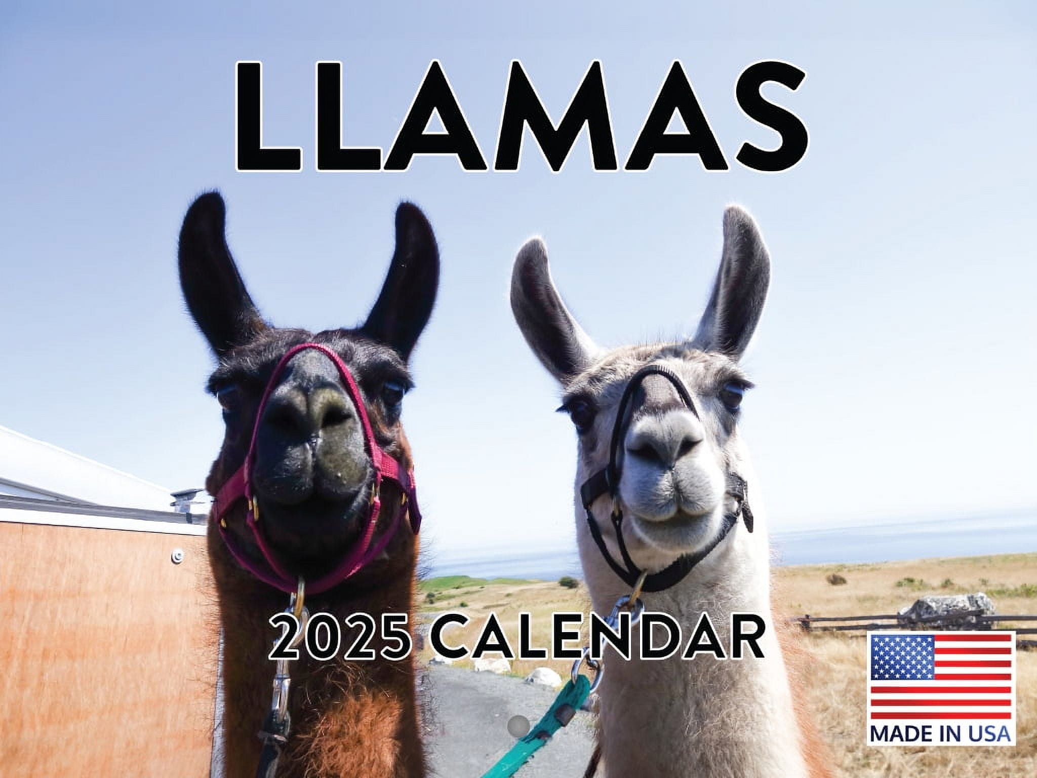 Llama Calendar 2025 Monthly Wall Calender 12 Month | American Made In ...