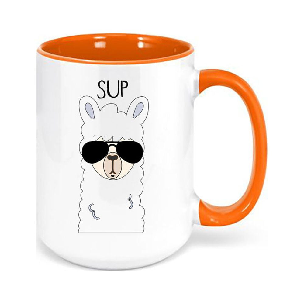 Llama Coffee Mug, Sup, Llama Coffee Cup, Llama Gift, Gift For Her ...