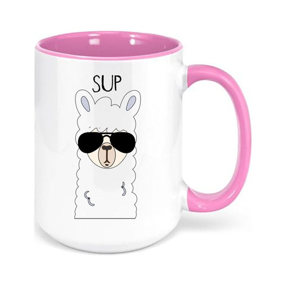 Llama Coffee Mug, Sup, Llama Coffee Cup, Llama Gift, Gift For Her ...