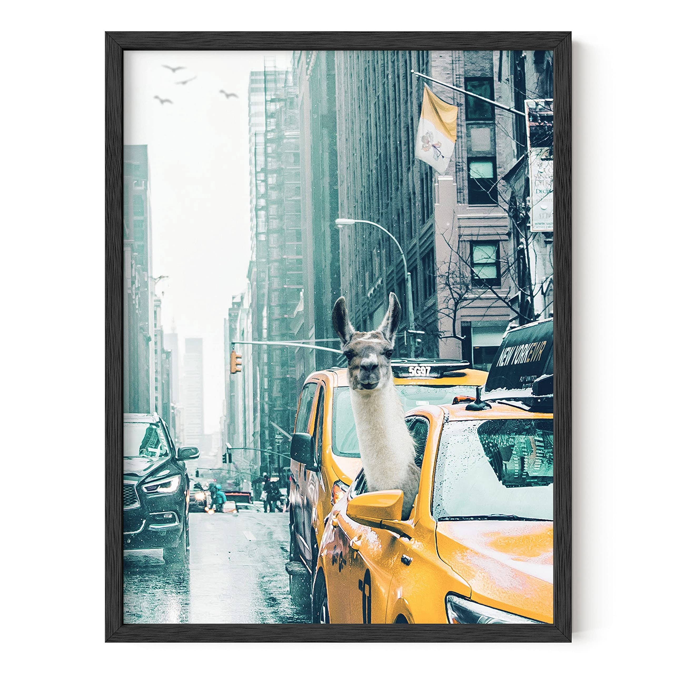 Llama Dorm Decor and Llama Wall Art By Haus and Hues | Dope Posters for ...
